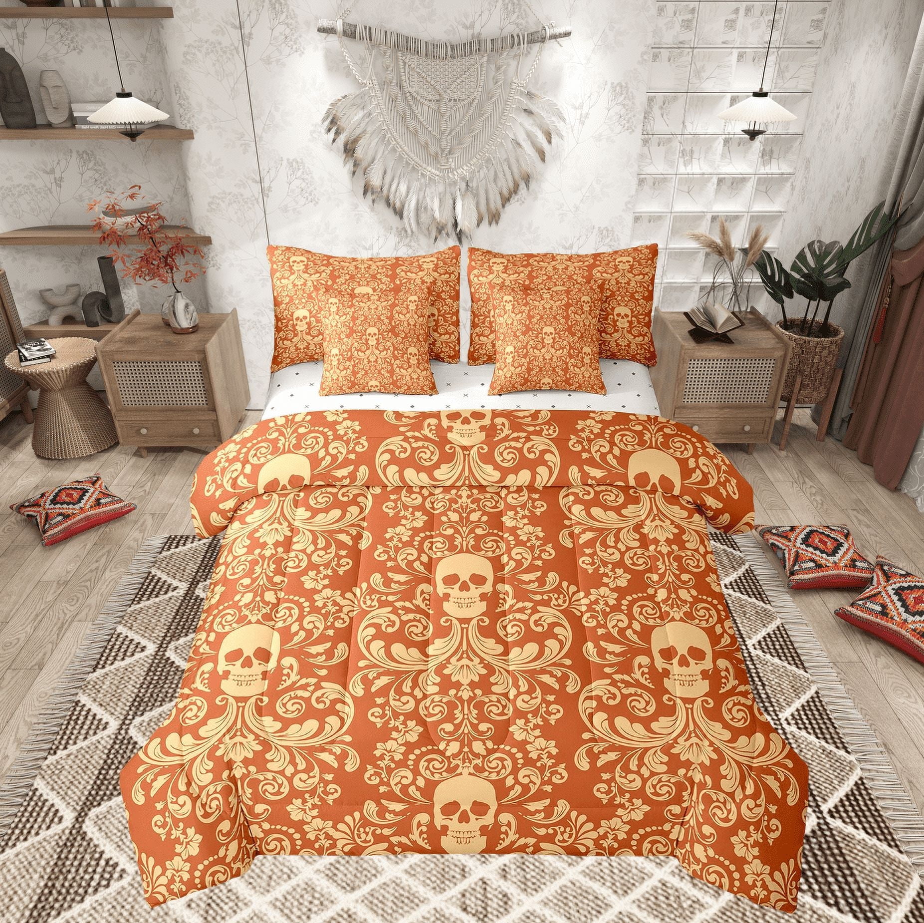 Damask Gothic Bedding Set Adults Antique Victorian Bed in a Bag King ...