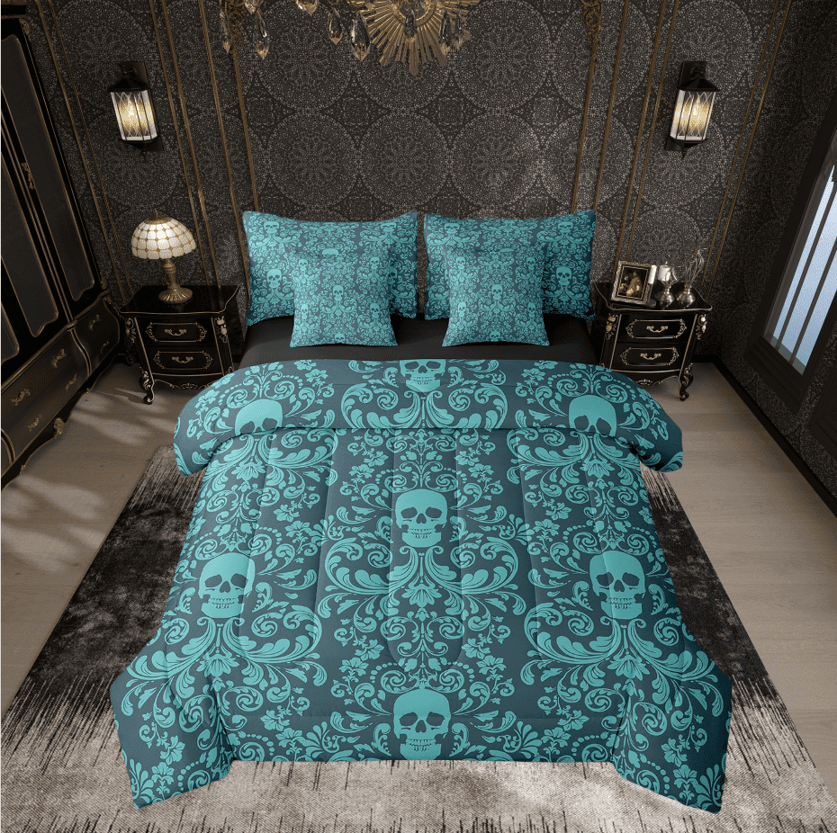 Damask Gothic Bedding Set Adults Antique Victorian Bed in a Bag Queen ...