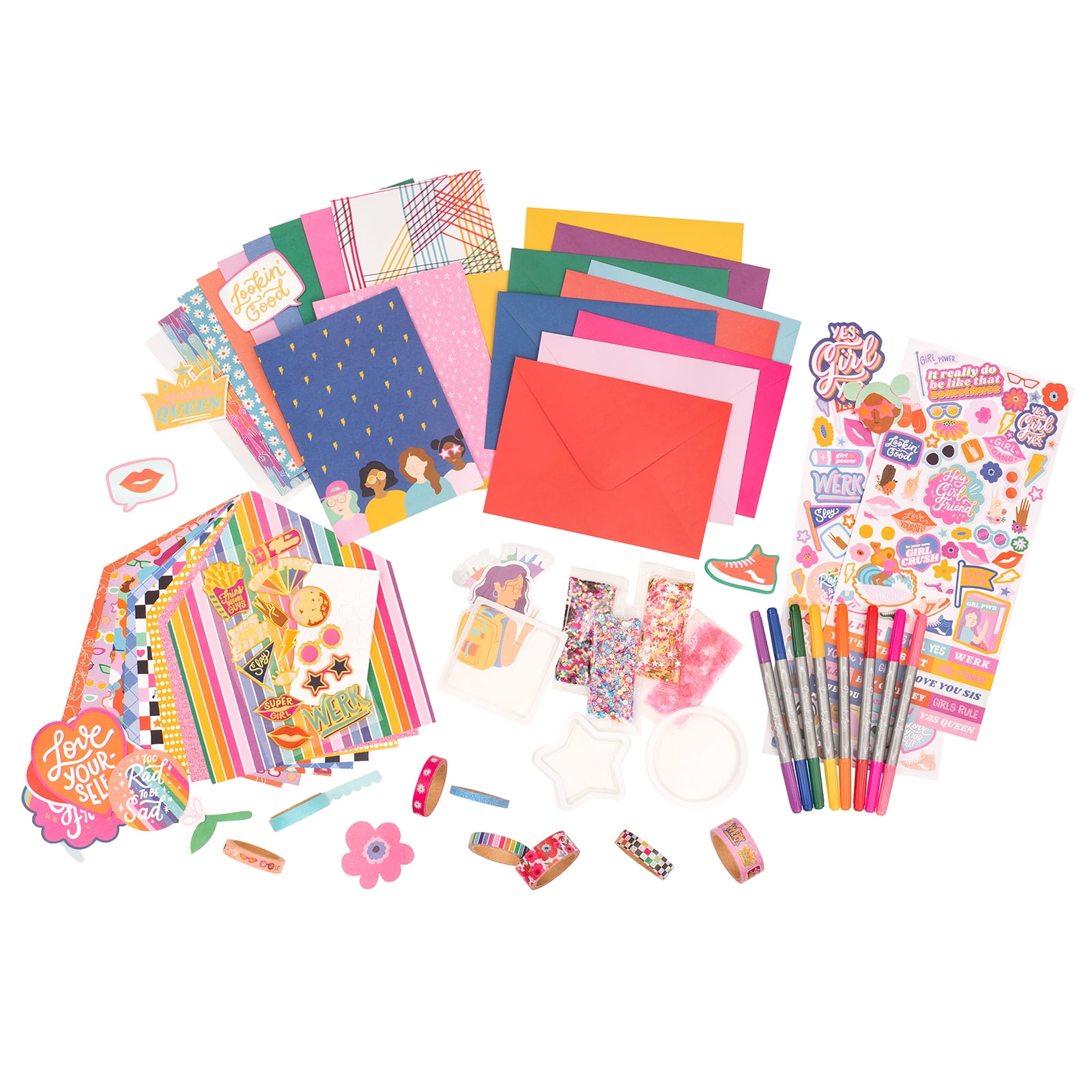 Damask Love 193 Piece All-in-One Shaker Card Craft Kit, Unisex, for ...