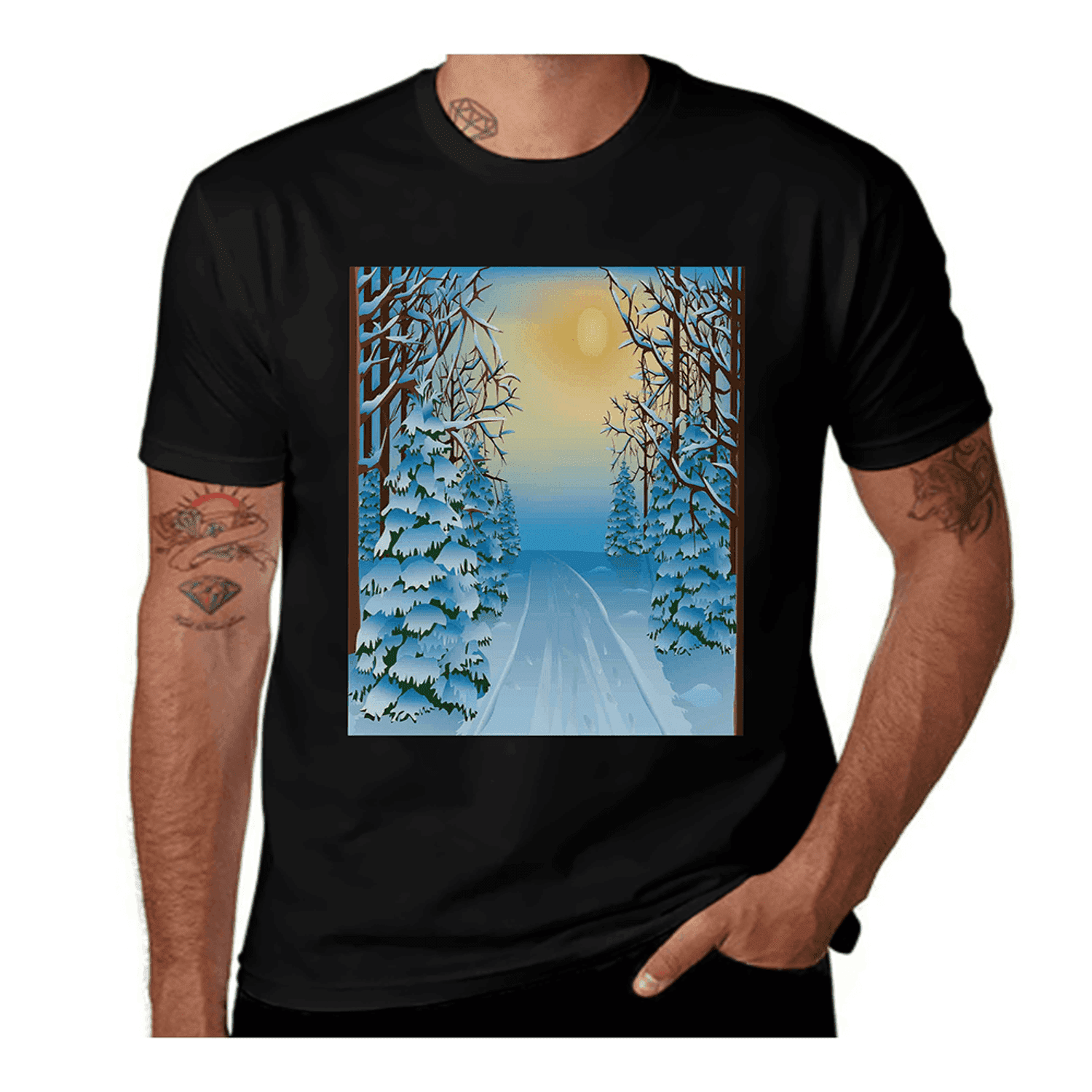 Damask Pattern Shapes-Victorian-Grey Yellow-Dark Sepia- Casual ...