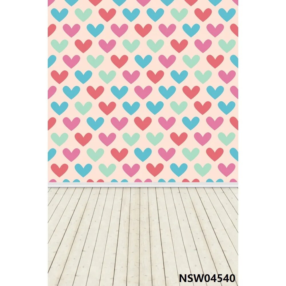 Damask Pattern Wall Wooden Floor Portrait Photography Backgrounds ...