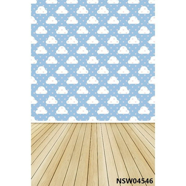 Damask Pattern Wall Wooden Floor Portrait Photography Backgrounds ...