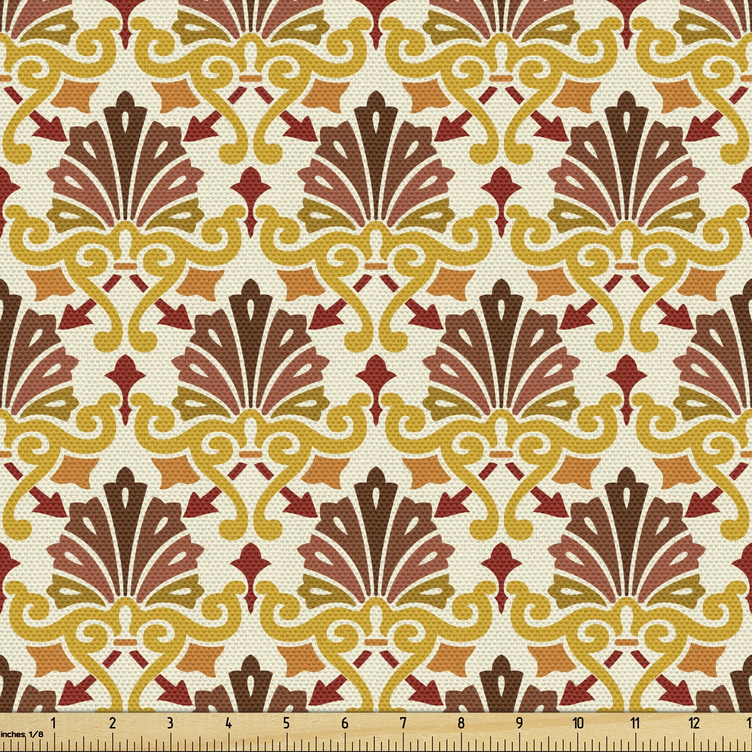 Damask Upholstery Fabric by the Yard, Classic Vintage Victorian Rococo ...