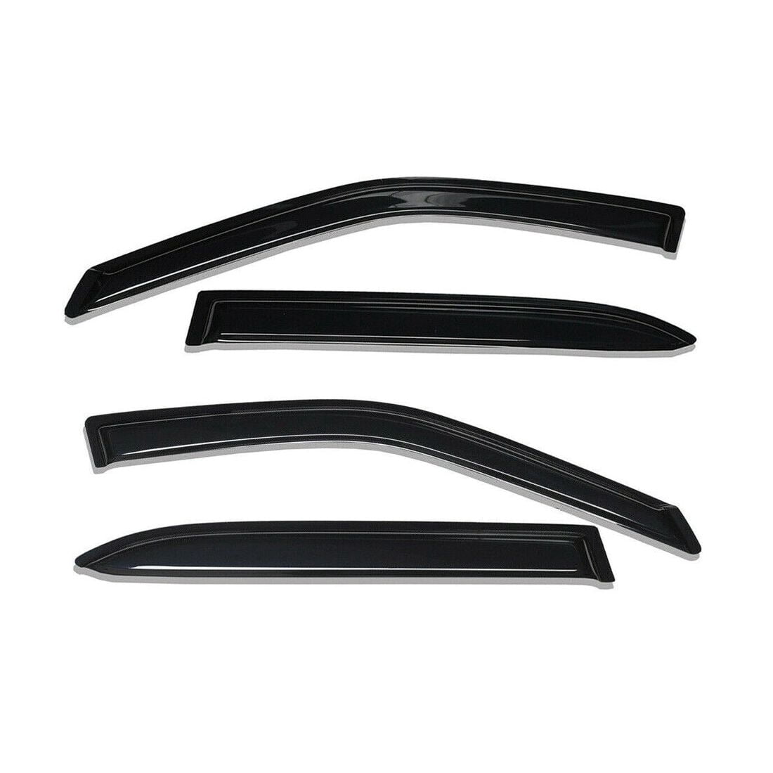 Damcidoi 4pcs Sun Rain Wind Deflectors Door Window Visors Outside Mount ...