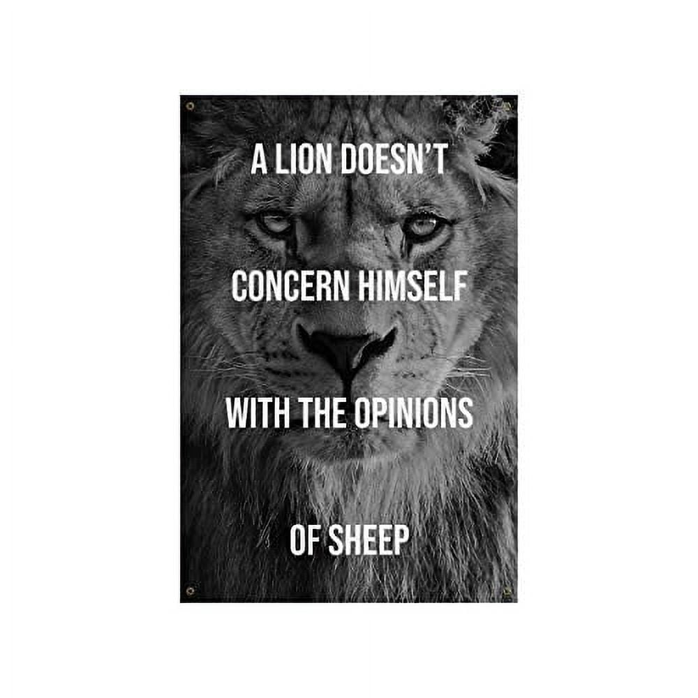 Damdekoli Lion Doesn't Concern Himself with The Opinions of Sheep ...
