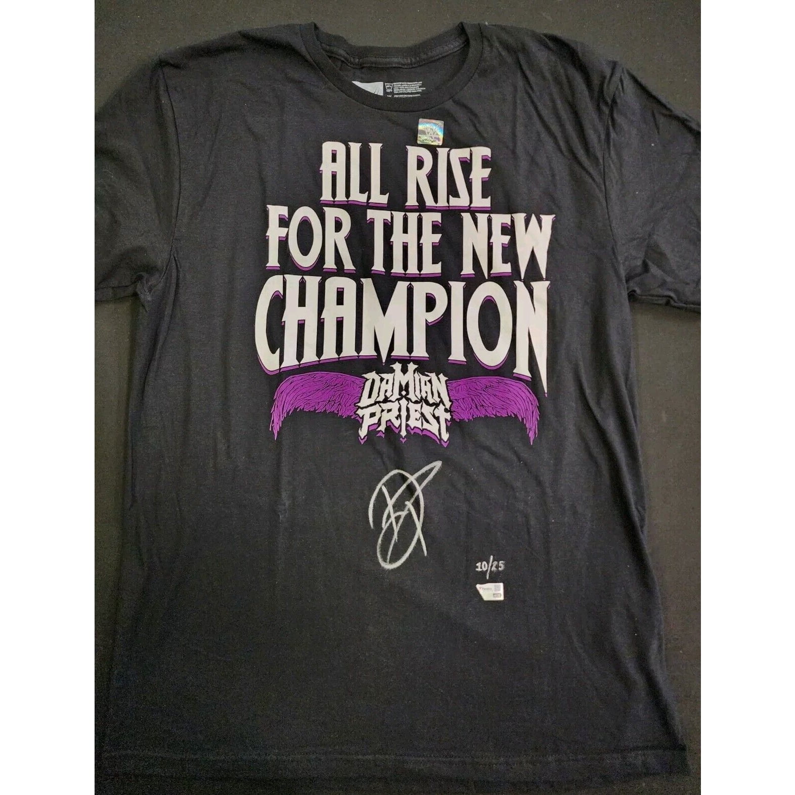 Damian Priest Signed Out Of The Fire Walk Out Shirt L.E. 10/25 Fanatics ...