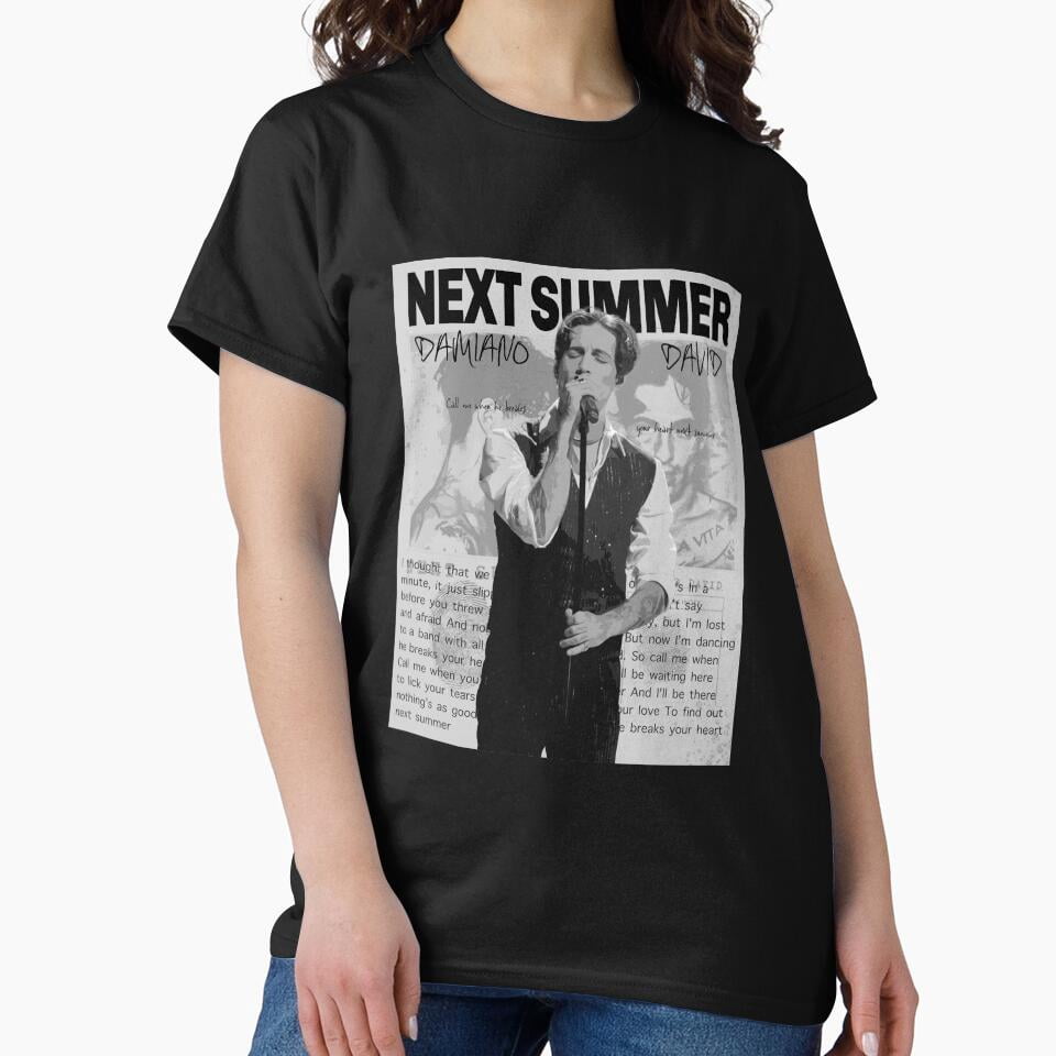 Damiano David "Next Summer" H3851, Premium Unisex Tee – Extended Sizes ...