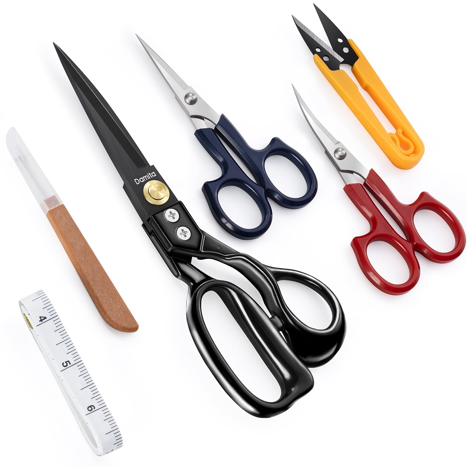 Damita Fabric scissors,9" Heavy Duty Sewing Scissors,Sharp Fabric ...