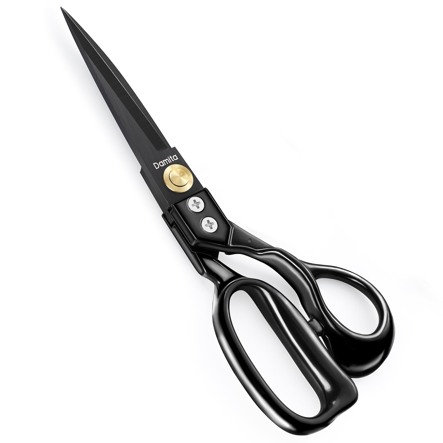 HOLKIE 9-inch Heavy Duty Fabric Scissors Sharp Sewing Shears for ...