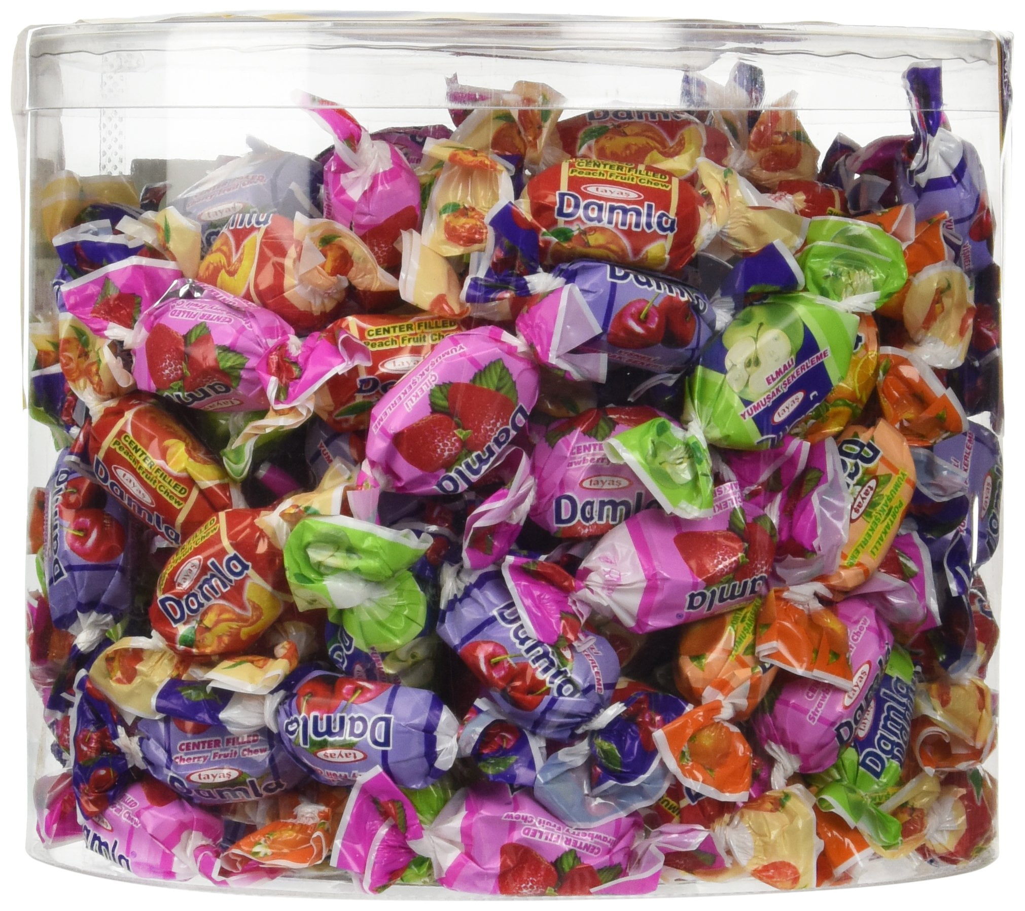 Damla Colombina Fancy Filled HMF23 Soft Candy -Assortment, 800g - 28 ...
