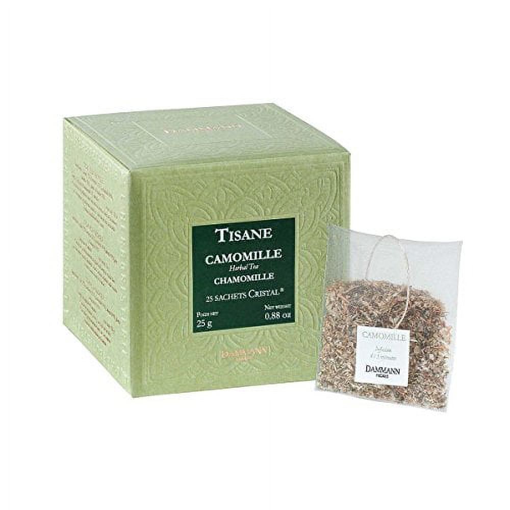 Dammann Camomille Tea Infusion - 25 Crystal Tea Bags - Walmart.com