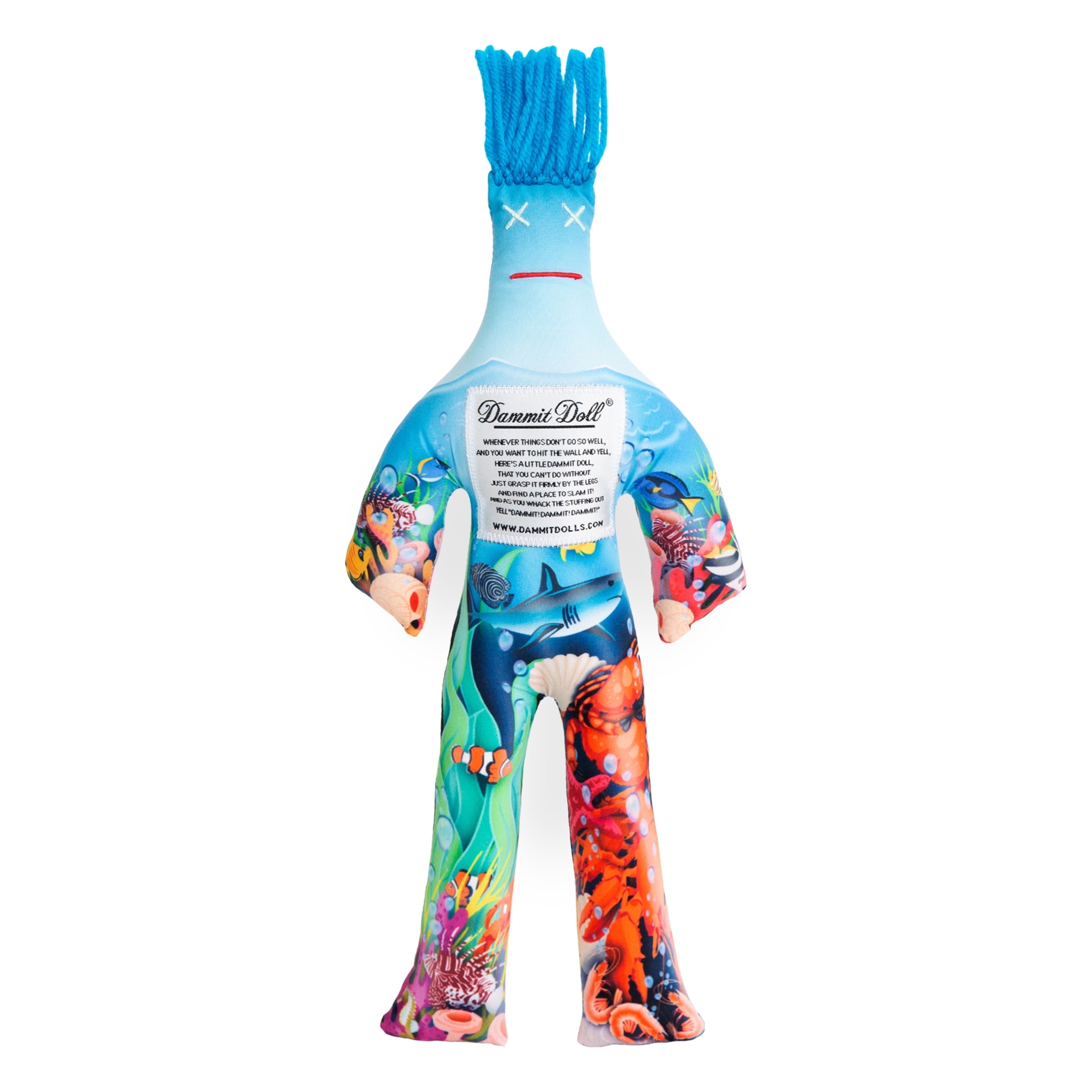 Dammit Dolls Life Aquatic Stress Relief Toy, Fun Gag Gift, Handmade ...