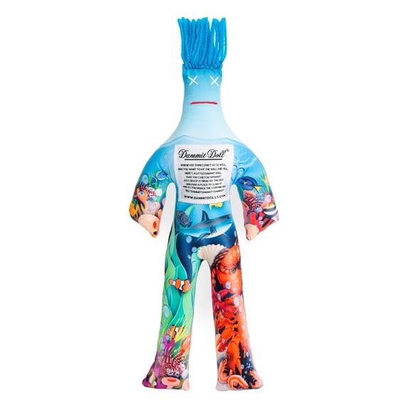 Dammit Dolls Life Aquatic Stress Relief Toy, Fun Gag Gift, Handmade ...