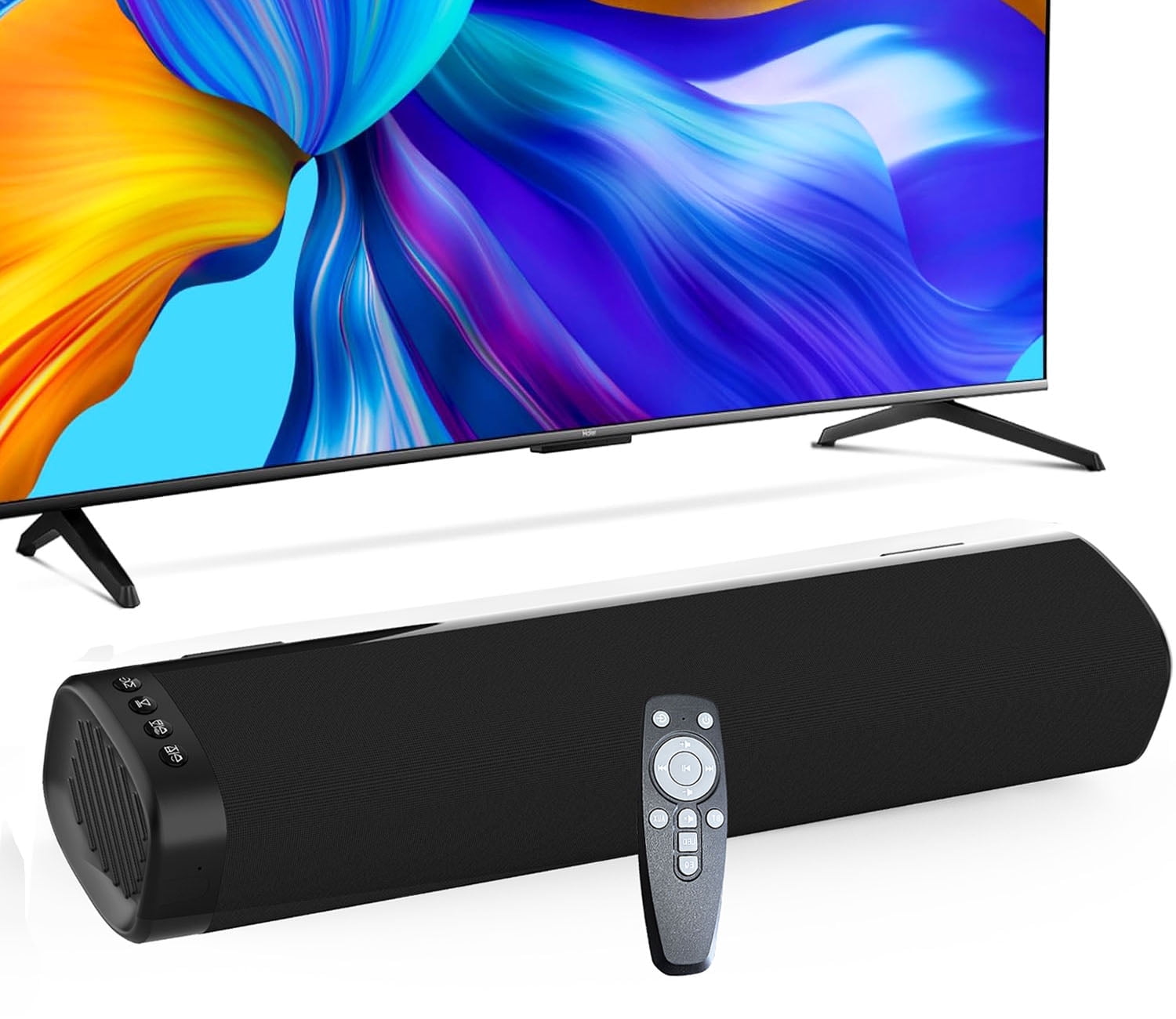 Dammyty Sound Bar for TV, Bluetooth 5.0 Soundbar with Subwoofer, 3D ...