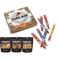 Damn Man Cowboy Starter Kit BBQ Nut Mix & Beef Sticks 10 Piece ...