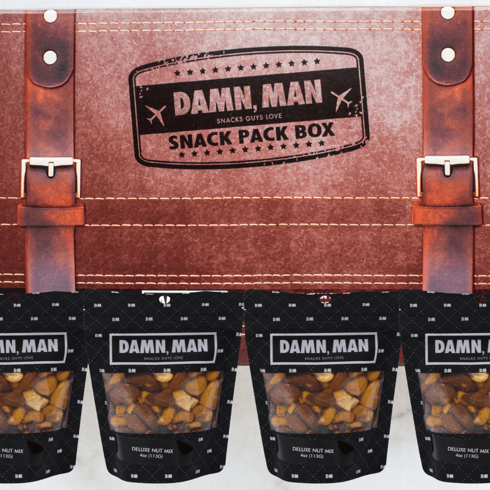 Damn, Man Deluxe Nut Mix Snack Pack - 4 Bags of Gourmet Mixed Nuts - 16 ...