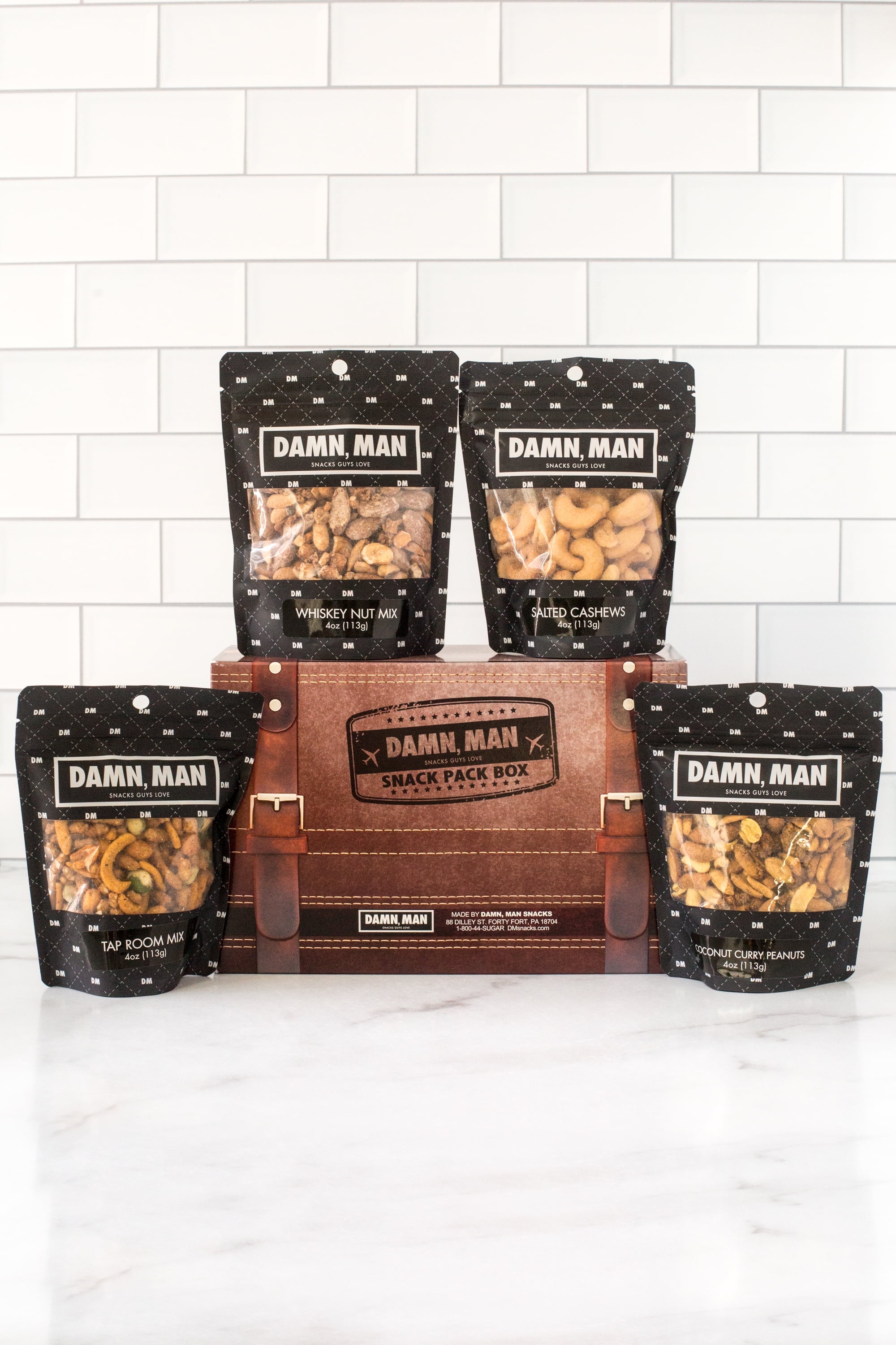 Damn, Man Gourmet Protein Snacks, Salted Cashews, Coconut Curry Peanuts ...