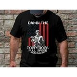 Damn The Torpedoes Full Speed Ahead Quote Art Graphic Tee Shirt Style ...