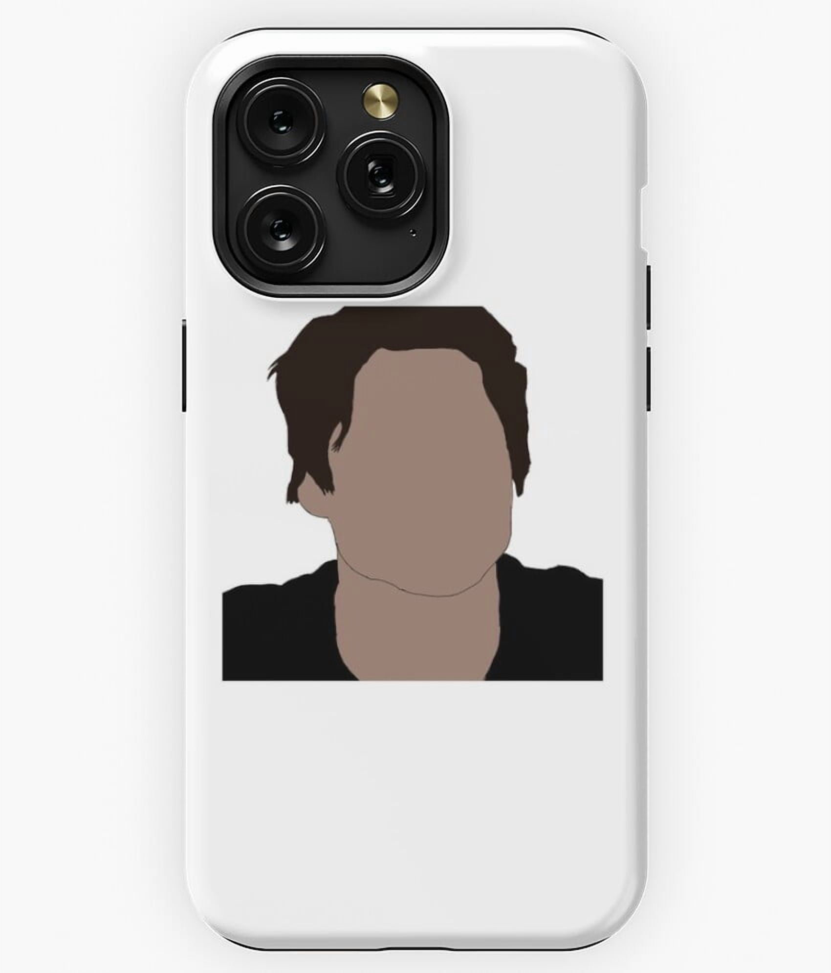 Damon Salvatore Outline Sticker Style Fan Art TVD A935 Phone Case for ...