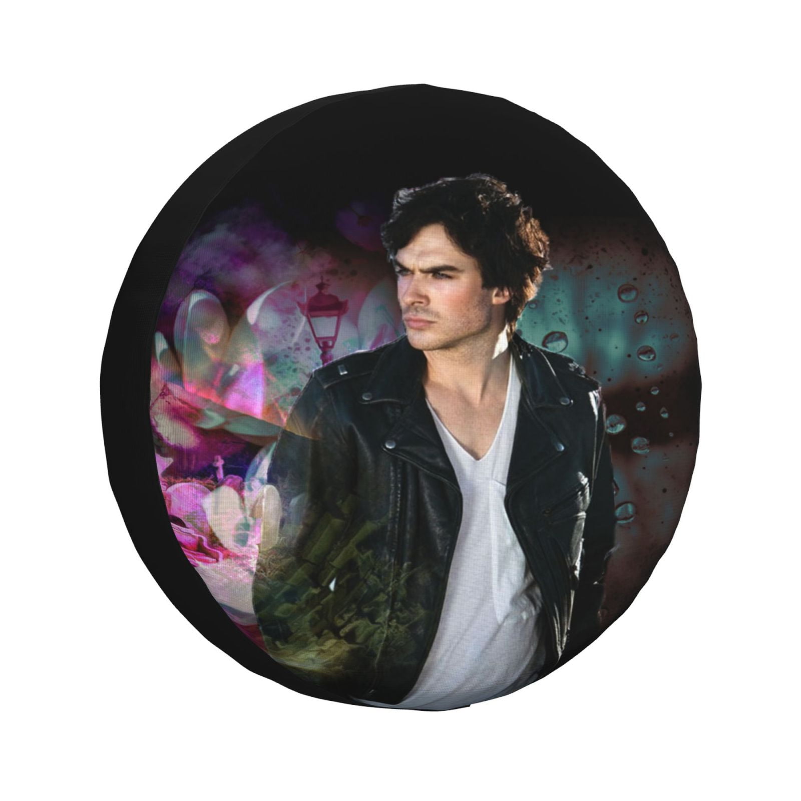 Damon Salvatore Spare Tire Cover for RV SUV Truck Travel Cartoon ...
