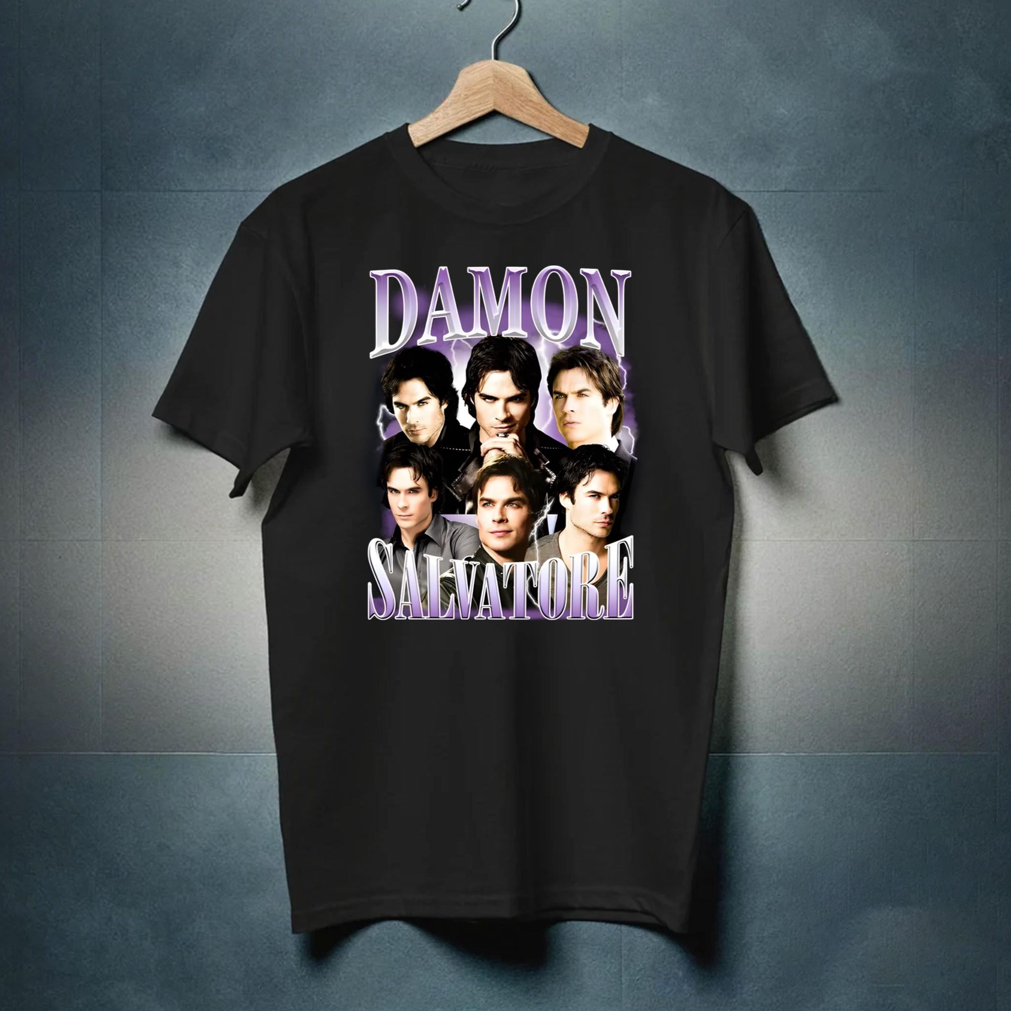 Damon Salvatore T-Shirt-Damon Salvatore ,Damon Salvatore T-T-Shirt ...
