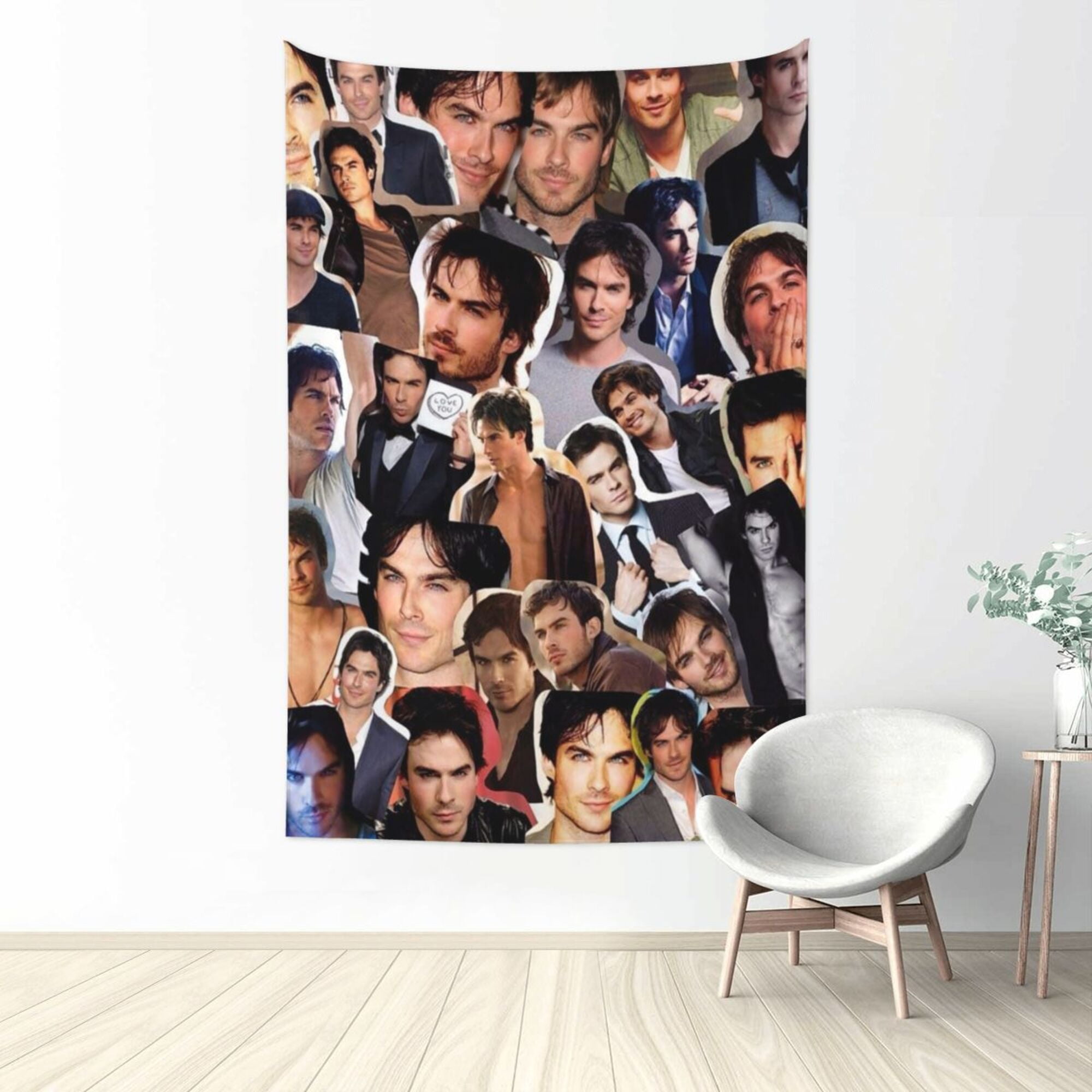 Damon Salvatore Tapestry Poster Printing Wall Hanging Tapestries Wall ...