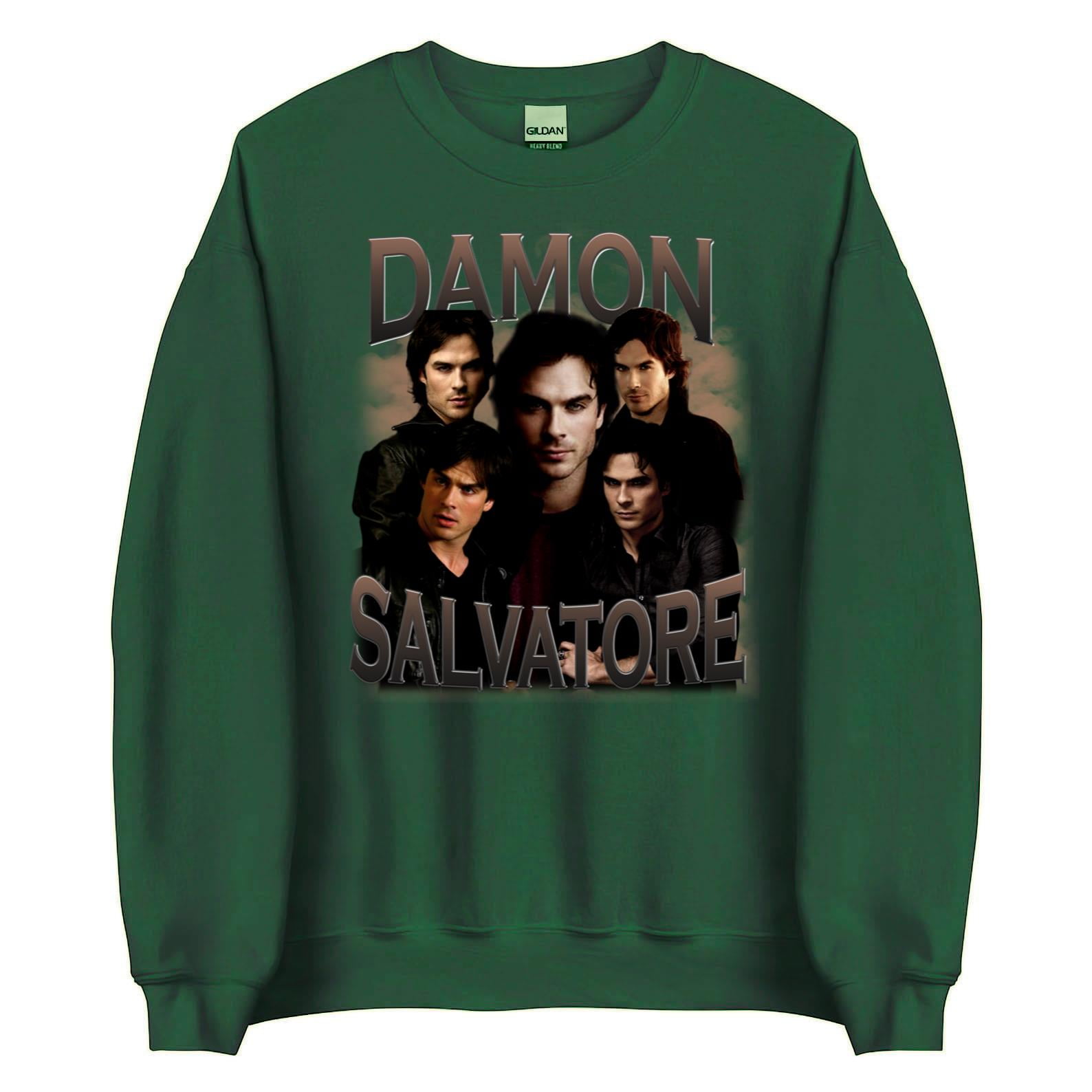 Damon Salvatore The Vampire Diaries Vintage T-Shirt, Vampire Shirt, Fictional Ch-TH40811 ...