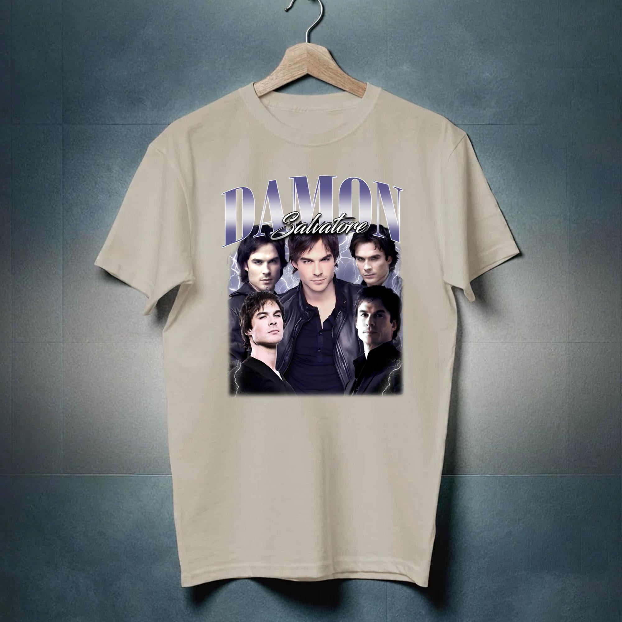 Damon Salvatore Vampire Diaries T-Shirt, Damon Salvatore Graphic Tee ...