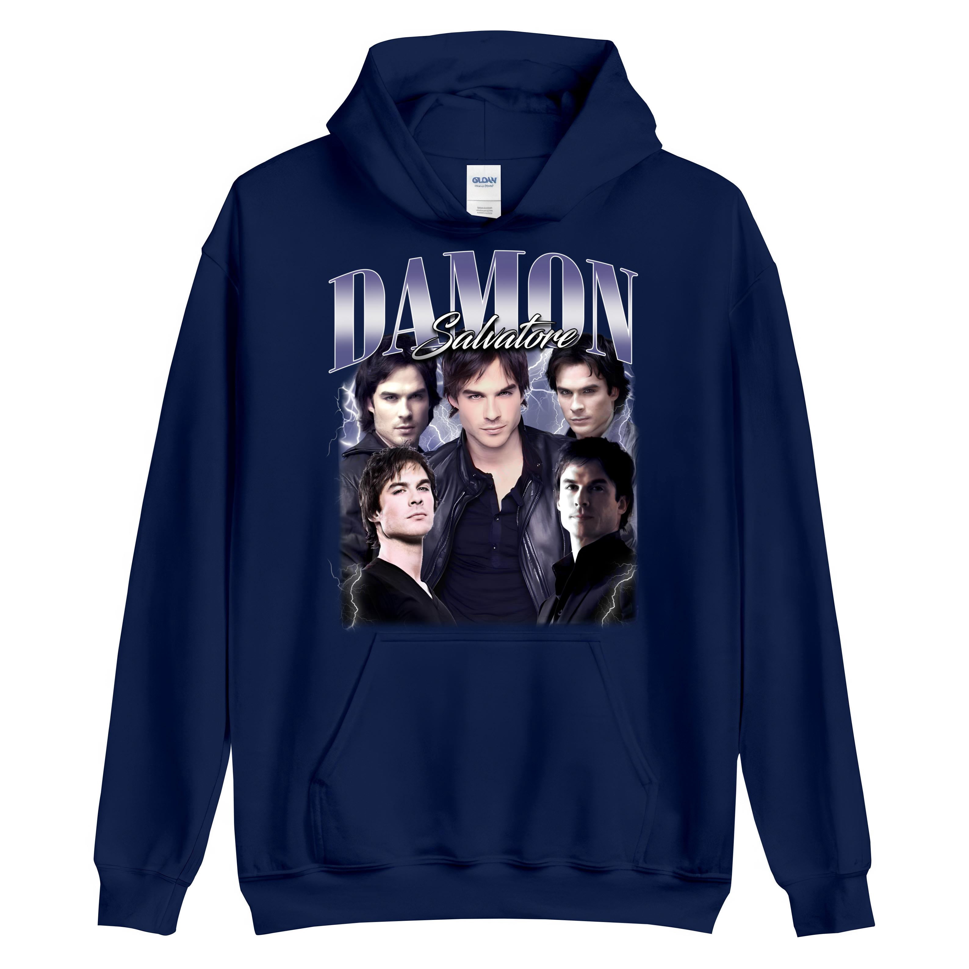 Damon Salvatore Vampire Diaries T-Shirt, Damon Salvatore Graphic Tee ...