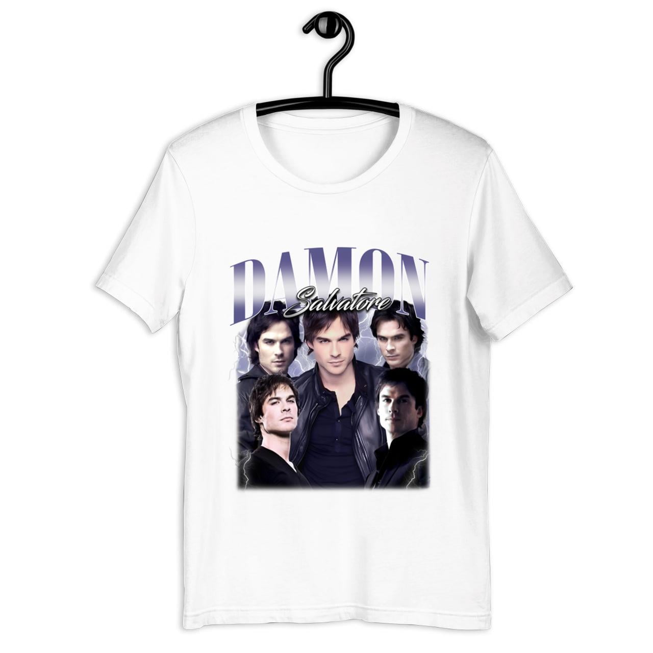 Damon Salvatore Vampire Diaries T-Shirt, Damon Salvatore Graphic Tee ...
