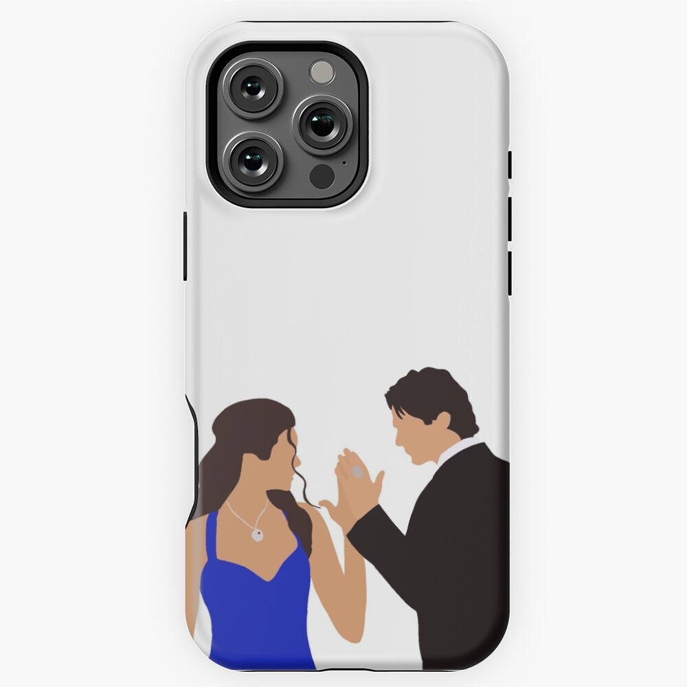 Damon and Elena Dancing at Miss Mystic Falls Phone Case for iPhone 16 ...