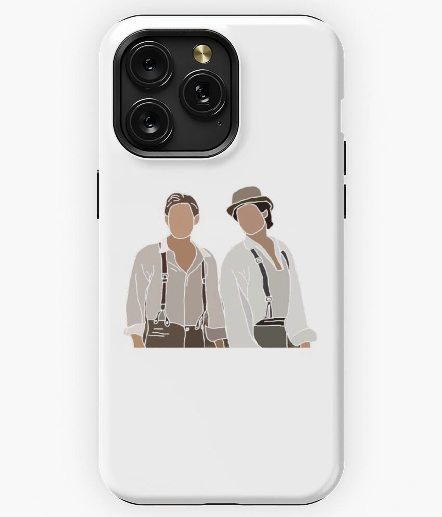 Damon and Stefan Salvatore Drawing Fan Art TVD A885 Phone Case for ...