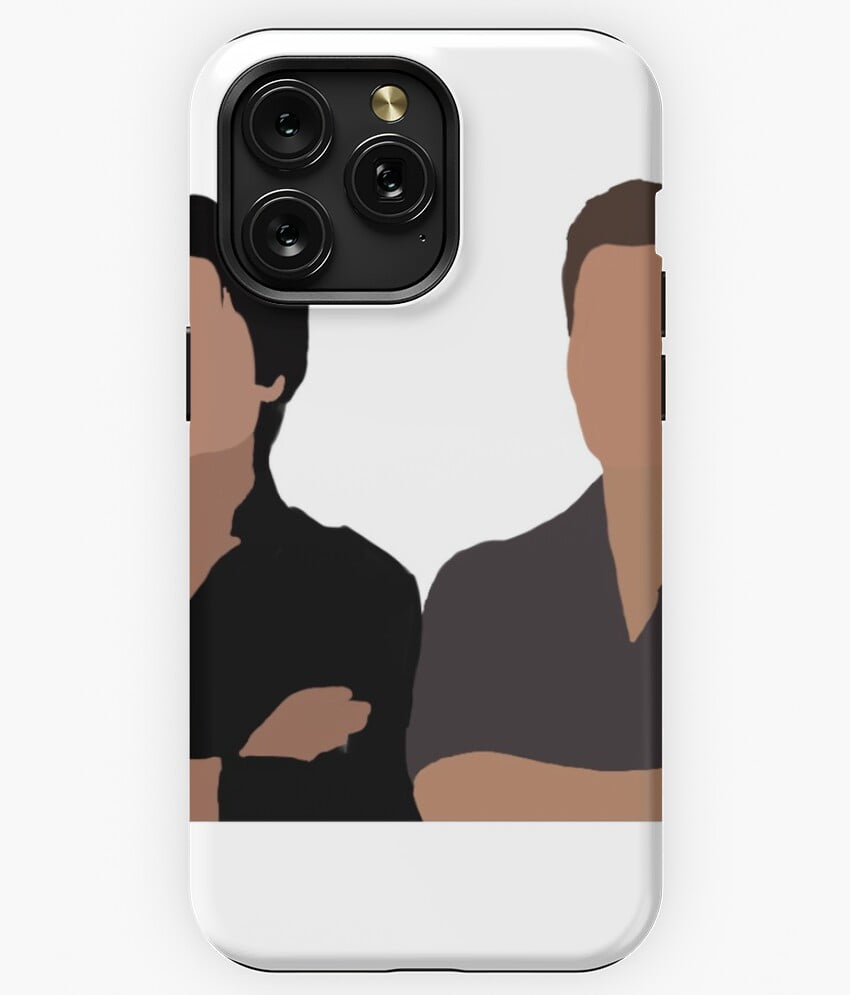 Damon and Stefan The Salvatore Brothers TVD Fan Art A865 Phone Case for ...