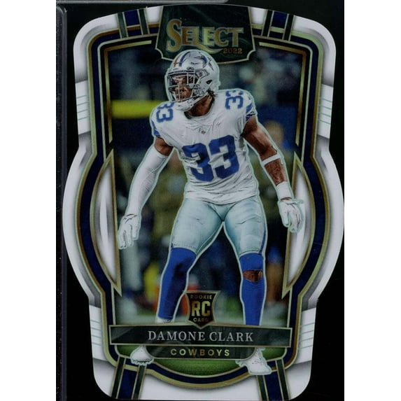 Damone Clark Rookie Card 2022 Select Prizm White Die Cut #274 - Walmart.com