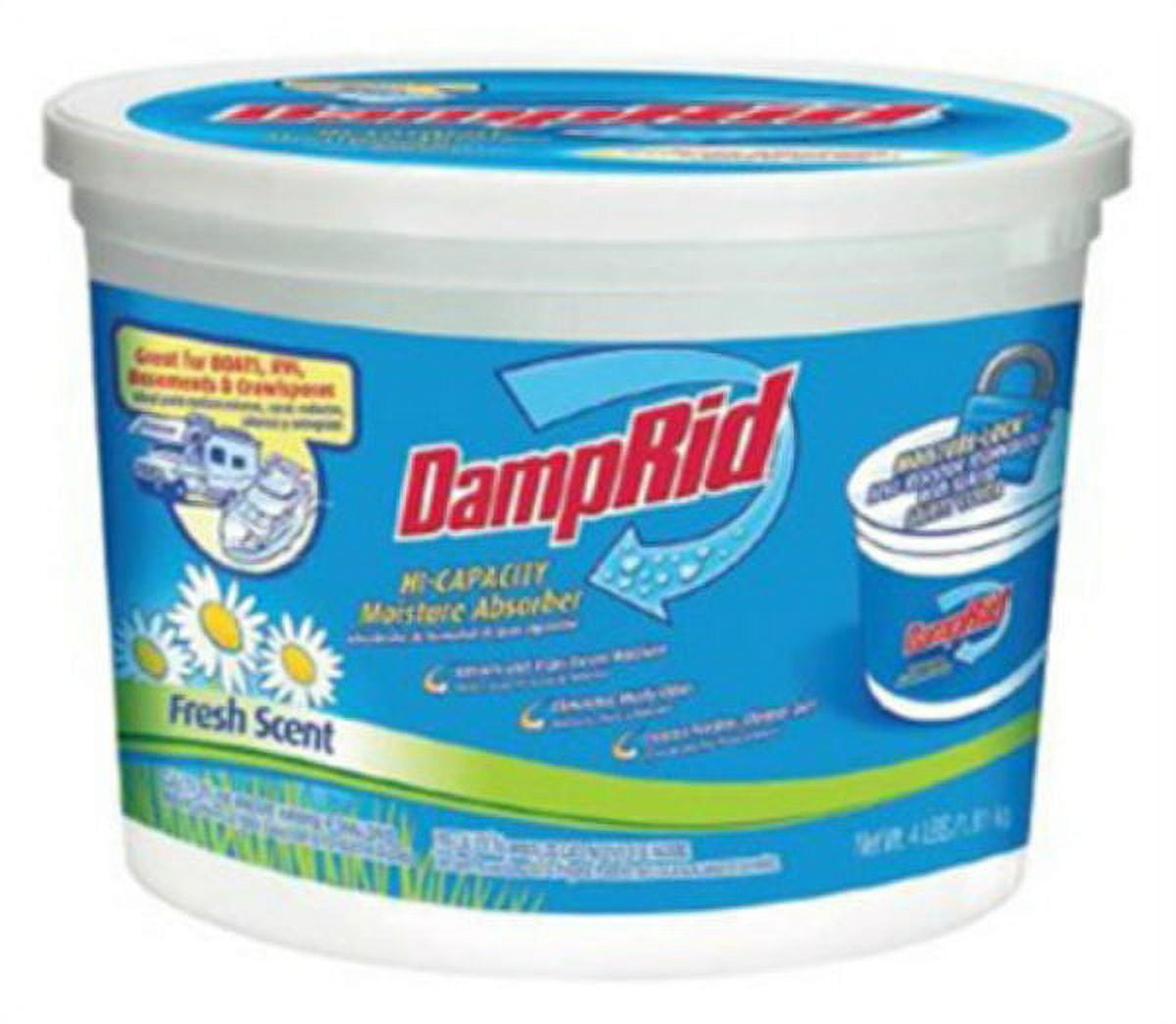 Damp Rid FG50FS Hi-Capacity Moisture Absorber, Fresh Scent, 64 Oz, Each ...