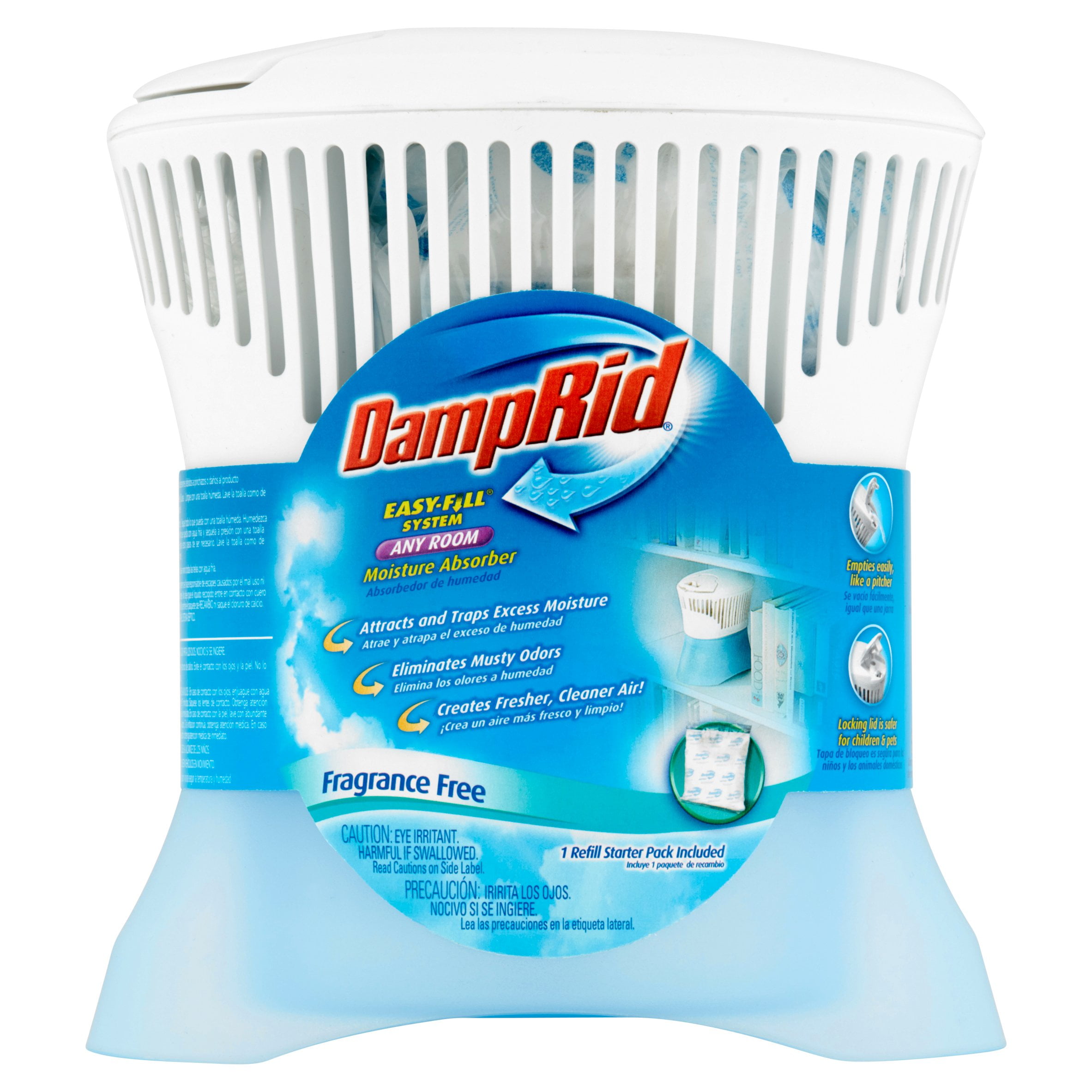 DampRid Easy Fill System, Spill-Resistant Moisture Absorber, 10.5 oz ...