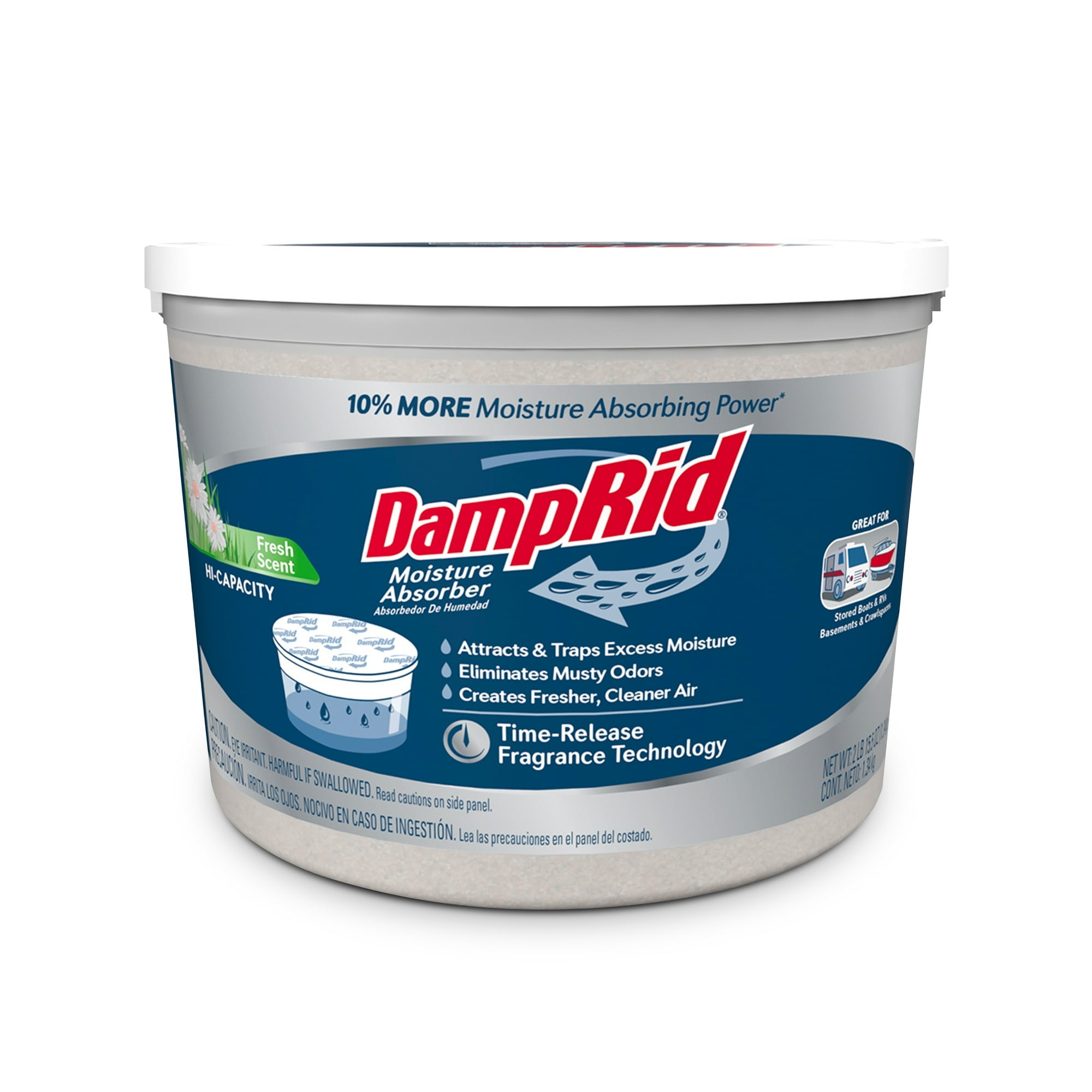 DampRid Moisture Absorber, 2LB 15.5OZ, Fresh Scent, Large Capacity for ...