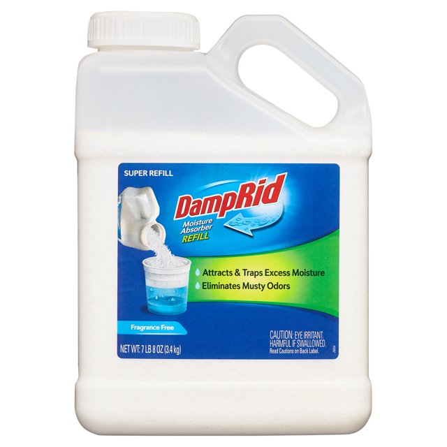 DampRid Fragrance Free Moisture Absorber 7.5lbs Refill, Dehumidifier ...