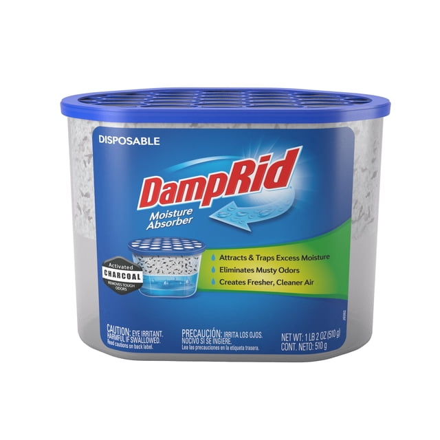 DampRid Moisture Absorber with Activated Charcoal, 18 oz., Fragrance ...