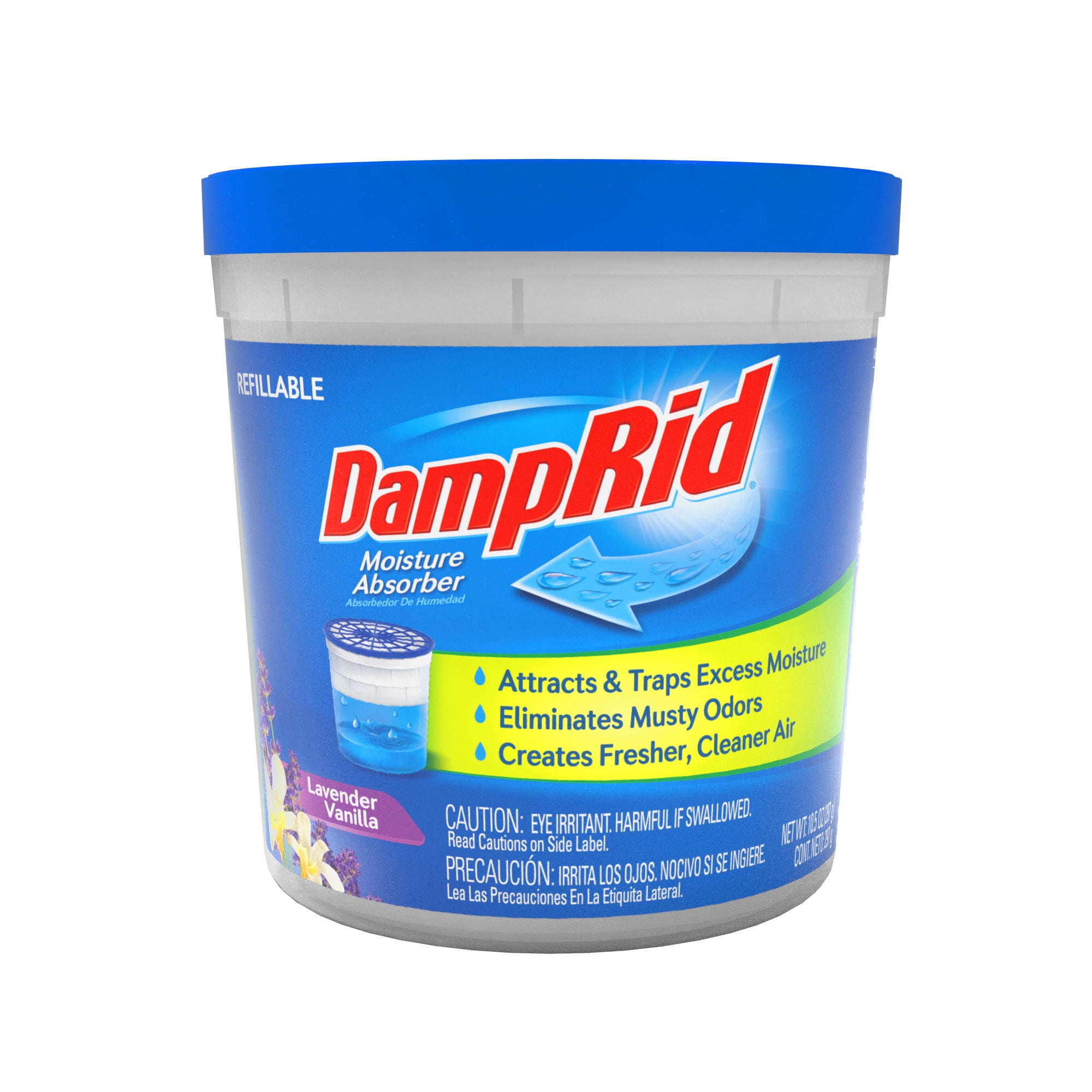 DampRid Refillable Moisture Absorber, 10.5 oz., Lavender Vanilla, 2 ...