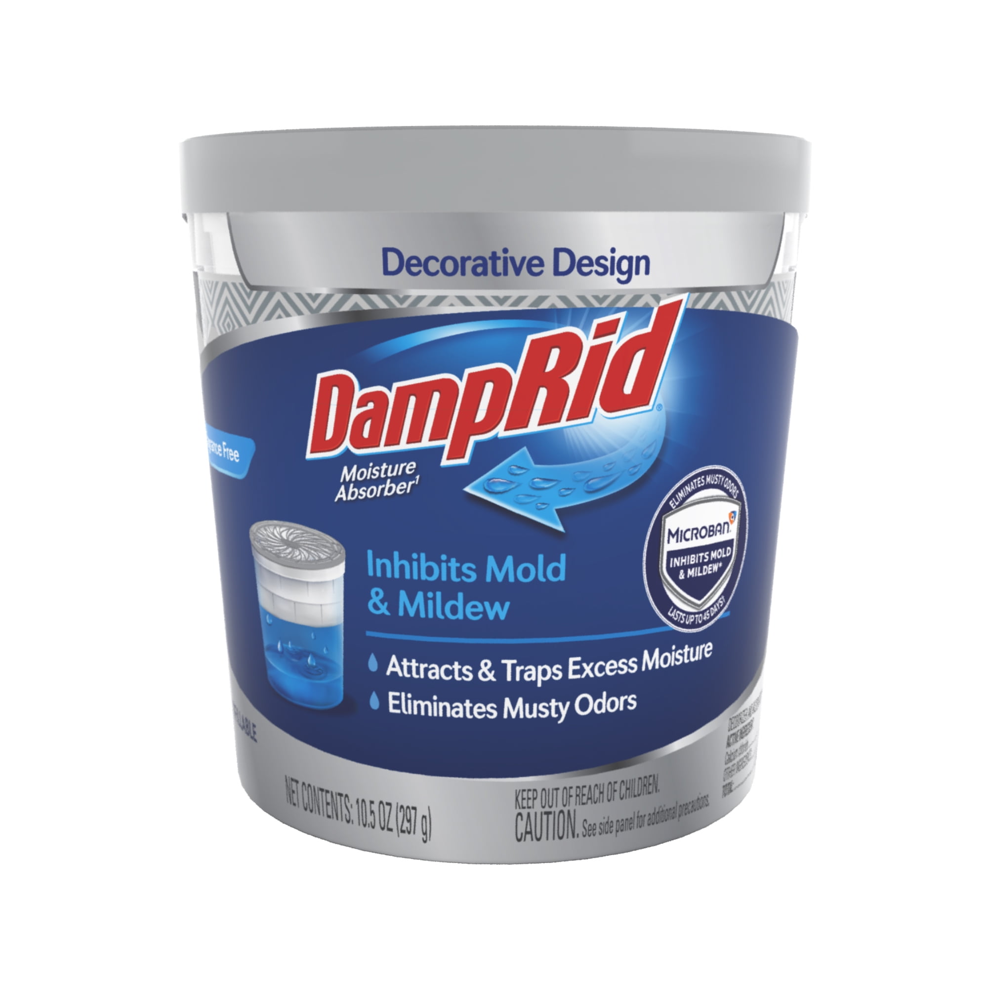 DampRid Refillable Moisture Absorber 10.5oz - Fragrance Free - Walmart.com