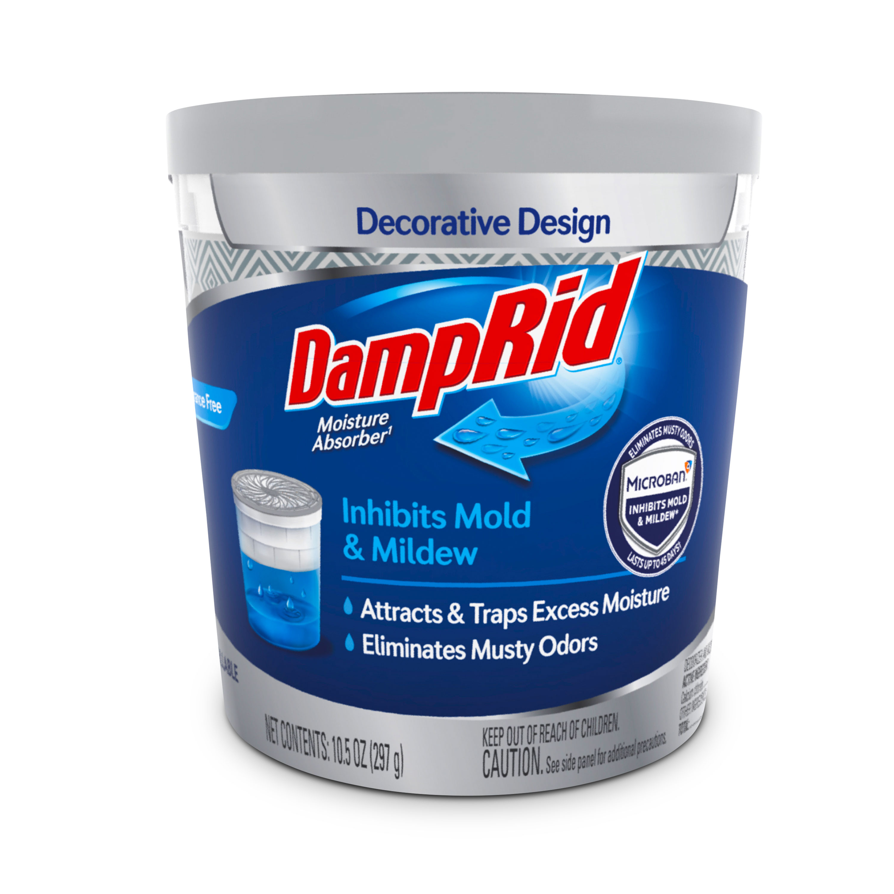 DampRid Easy-Fill System Fragrance Free Large Room Moisture Absorber ...
