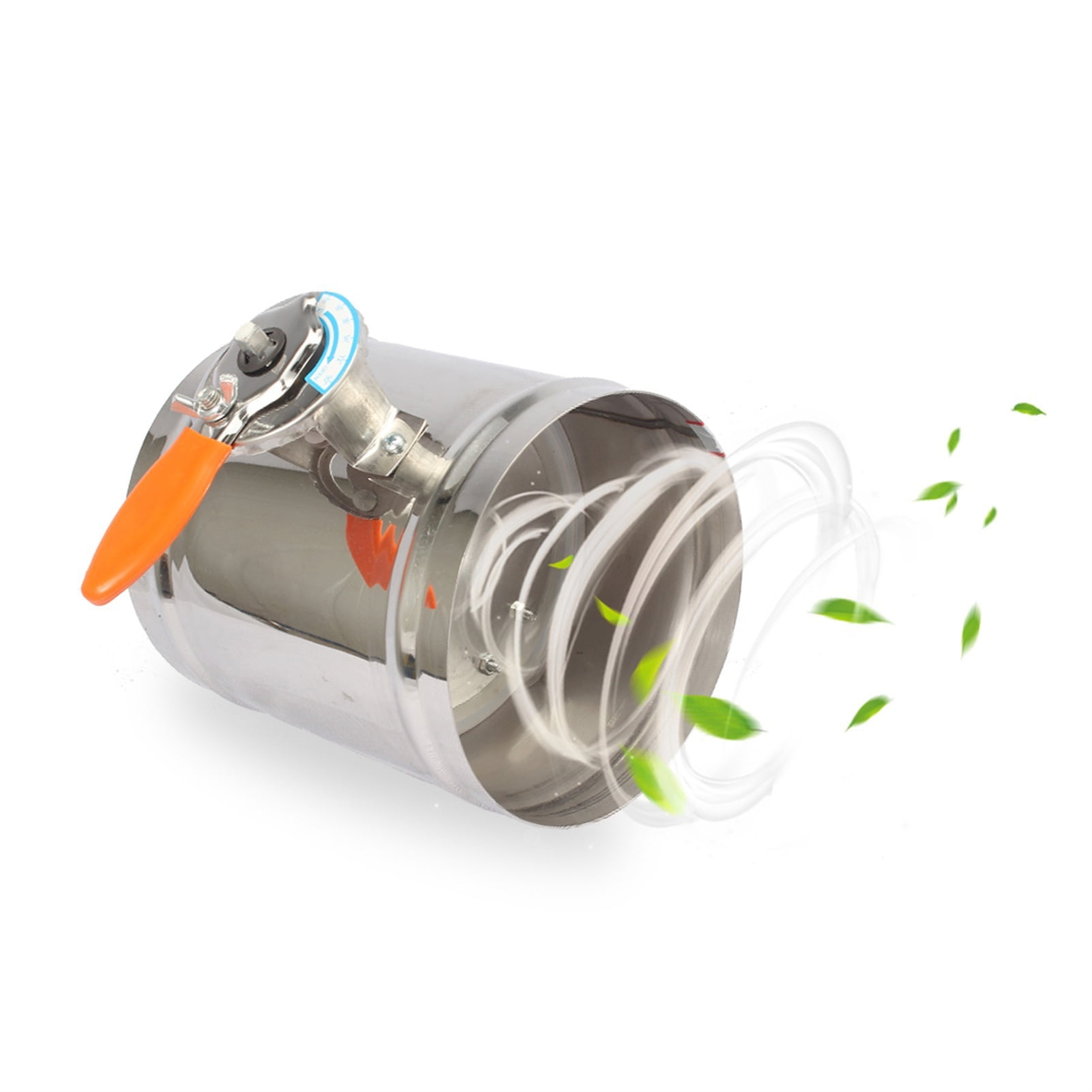 Damper Duct Vent Air Flow Adjusting Check Valve for 3/4/5/6/8inch Pipe ...