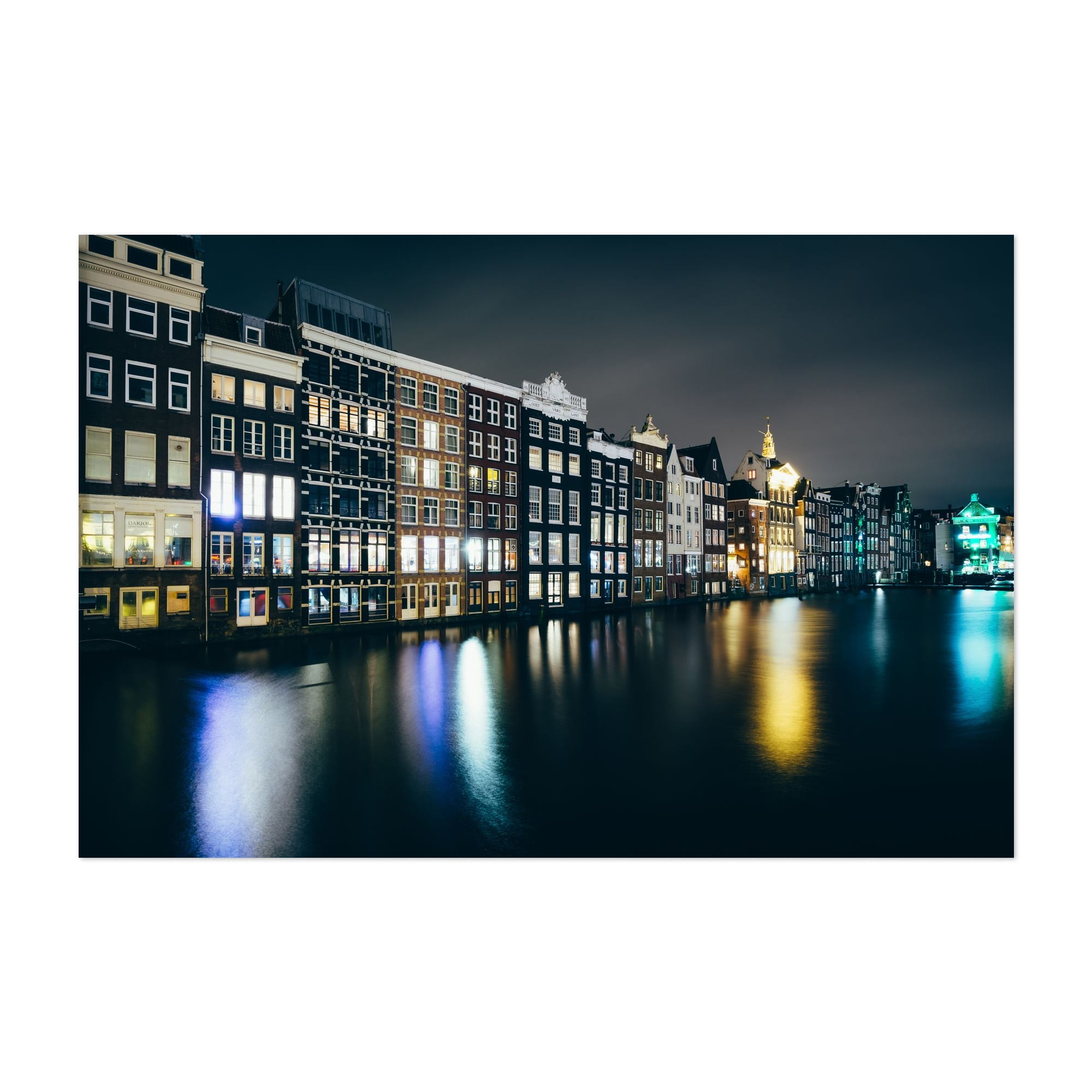 Damrak Canal - Amsterdam Netherlands Photography City Nightlife ...