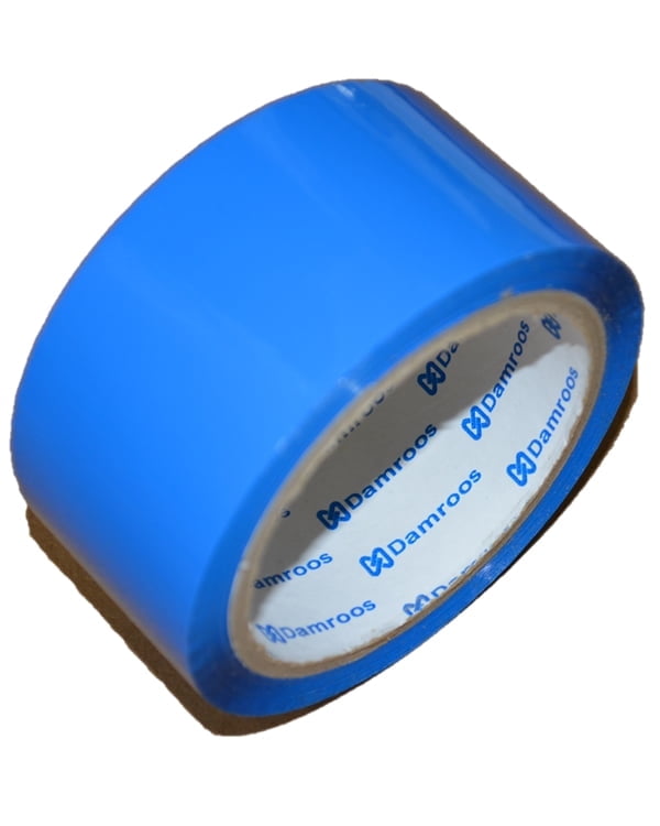 Damroos, 36 Rolls/Box, Carton Sealing BLUE Colored Tape, 48 MM x 100 ...