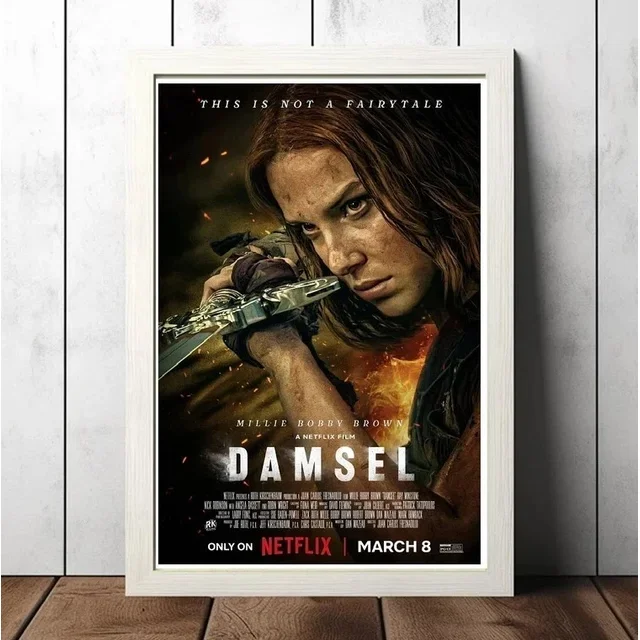 Damsel (2024) Movie Film Poster, Poster Printing, Classic Movie Wall ...