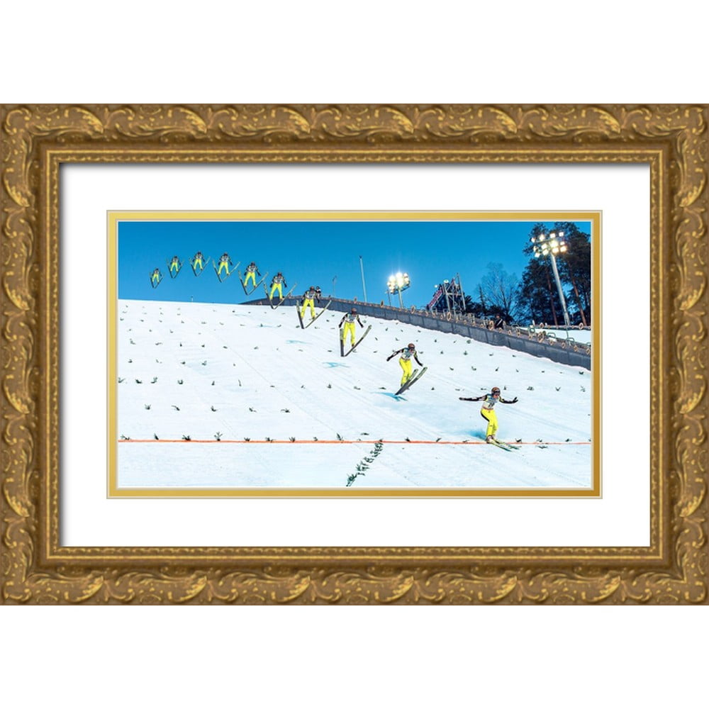 Damsten, Petri 14x10 Gold Ornate Wood Framed with Double Matting Museum ...