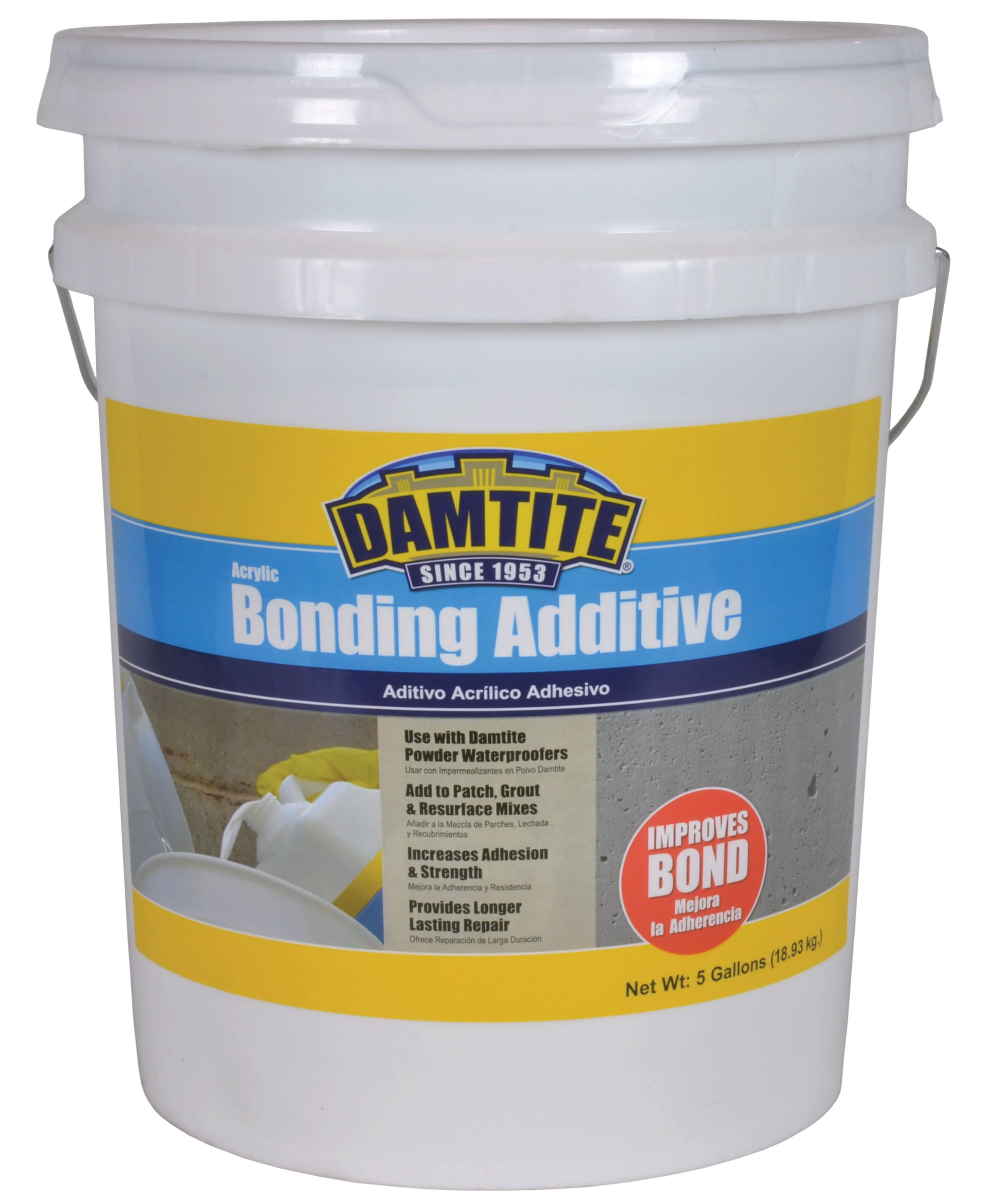 Damtite Acrylic Bonding Additive, 5 Gallon - Walmart.com