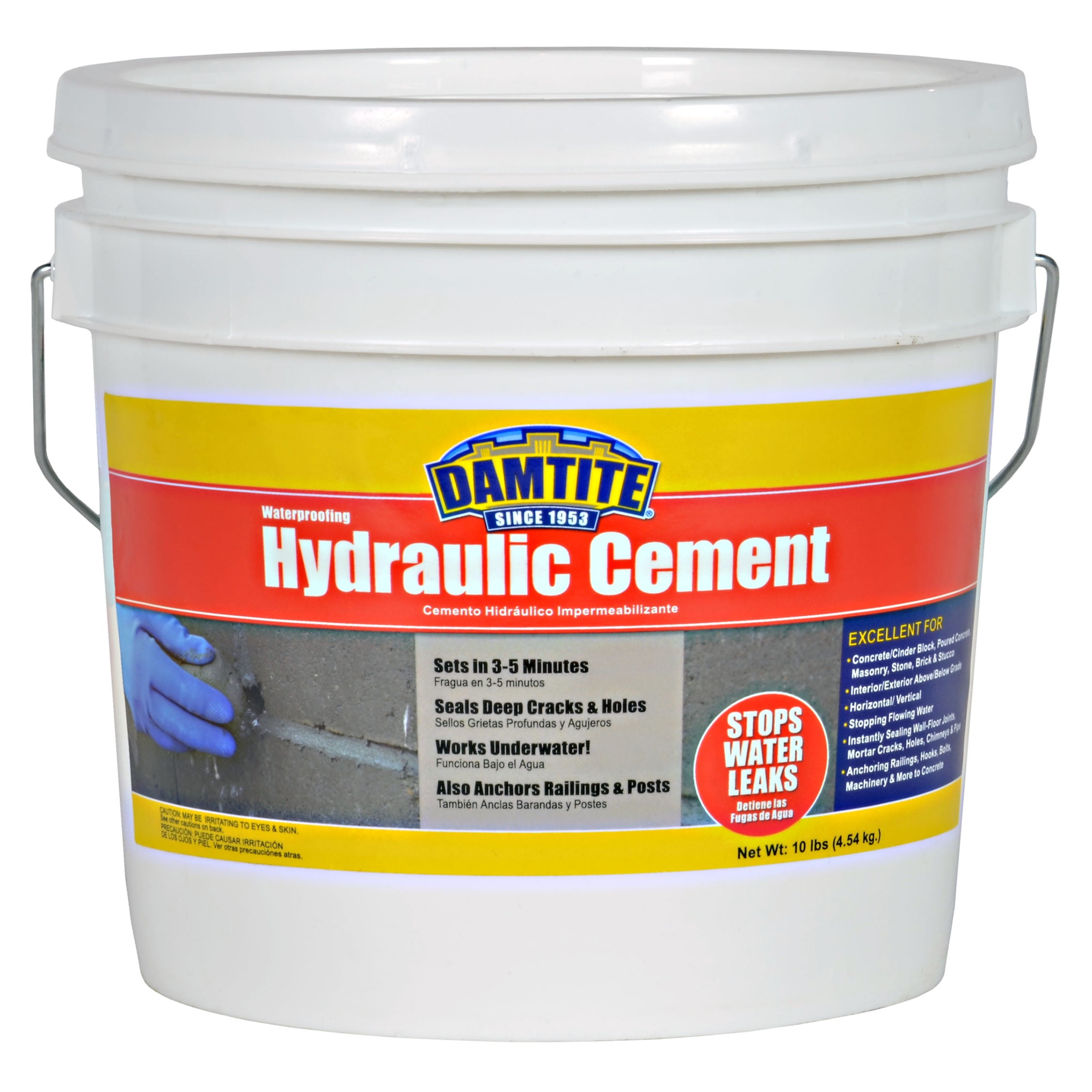 Damtite Waterproofing Hydraulic Cement, 10 lb. - Walmart.com