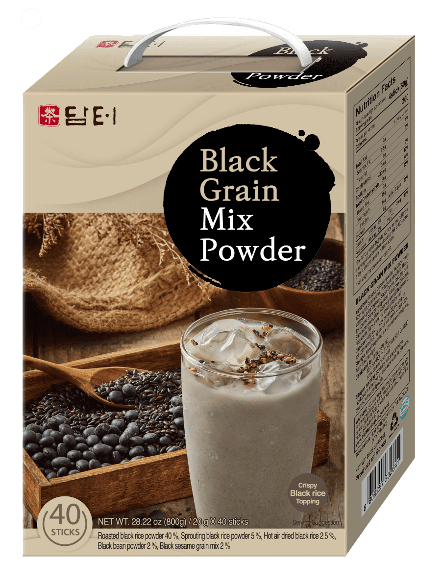 DAMTUH Korean Traditional Tea Black Grains Powder Mix – Misugaru Style ...